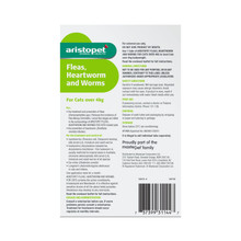 Aristopet Topical Flea & Worm Spot Treatment For Cats Over 4kg
