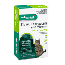 Aristopet Topical Flea & Worm Spot Treatment For Cats Over 4kg