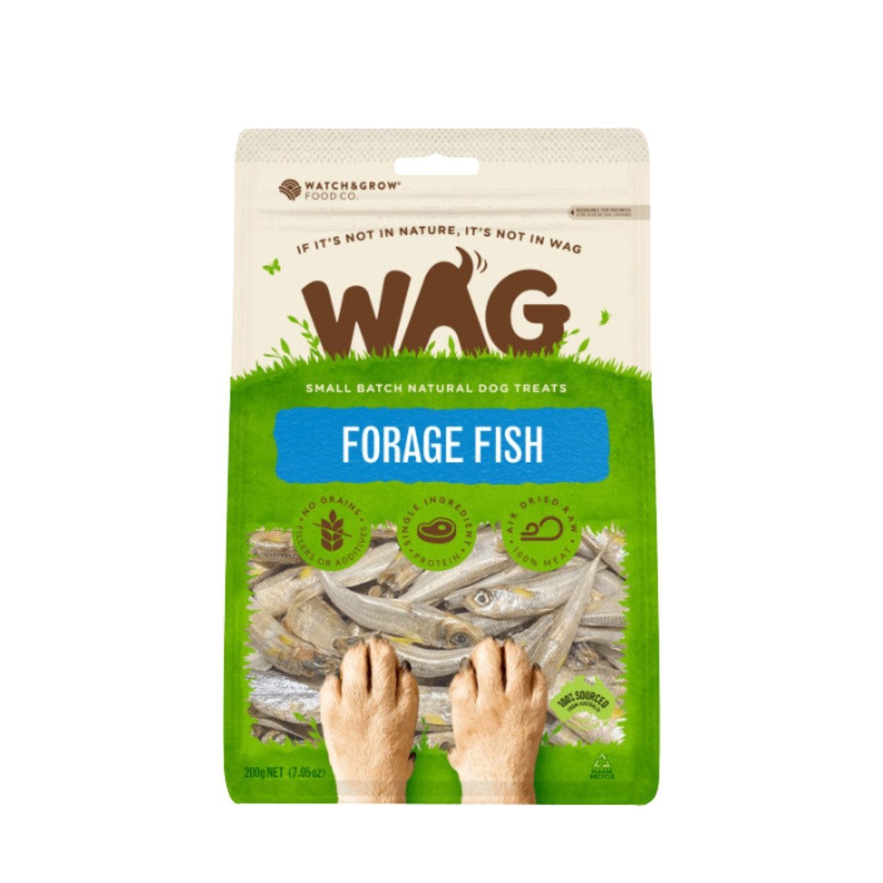 WAG Forage Fish Dog Treat (200g)