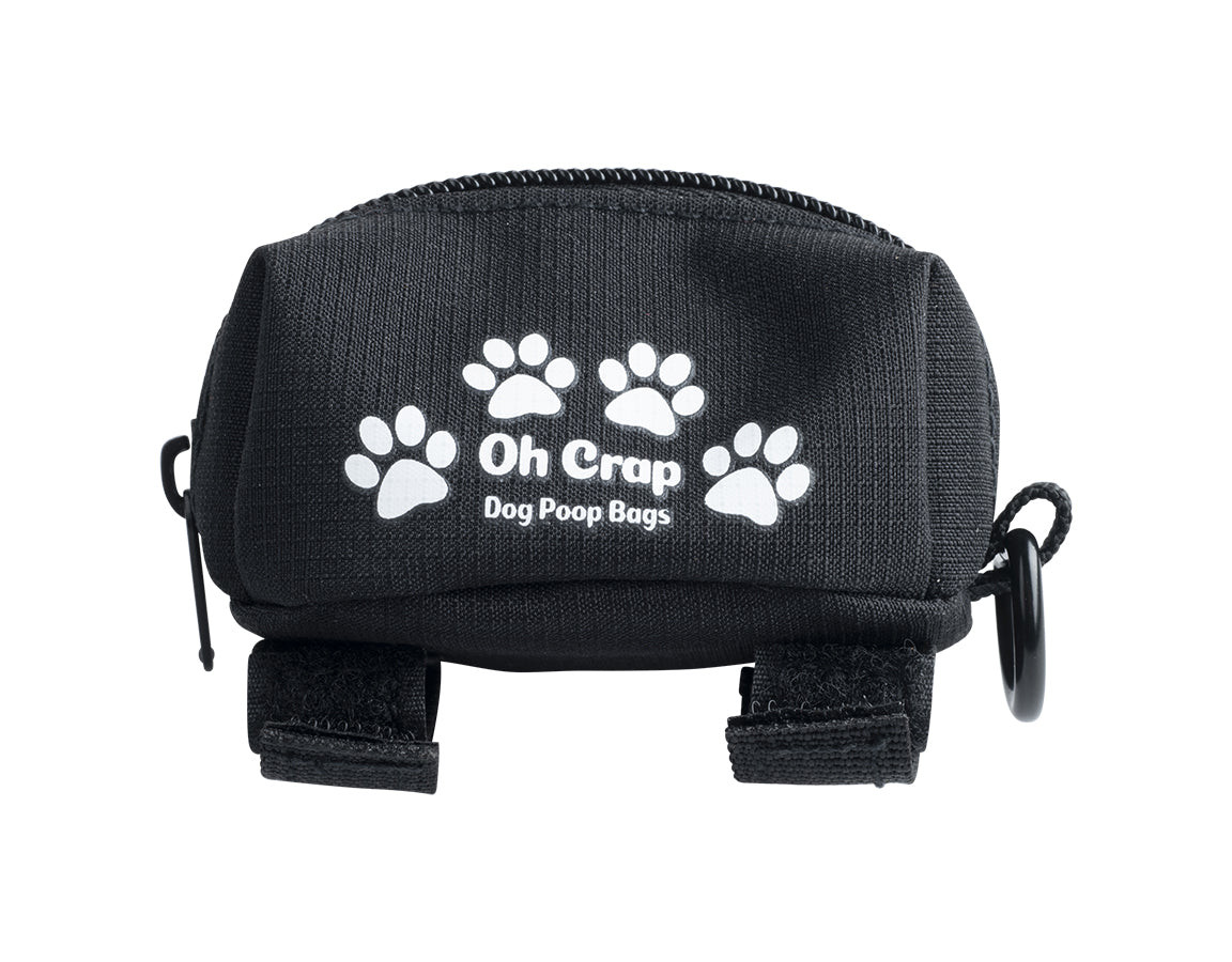 Oh Crap Dog Poop Bag Holder (Black)