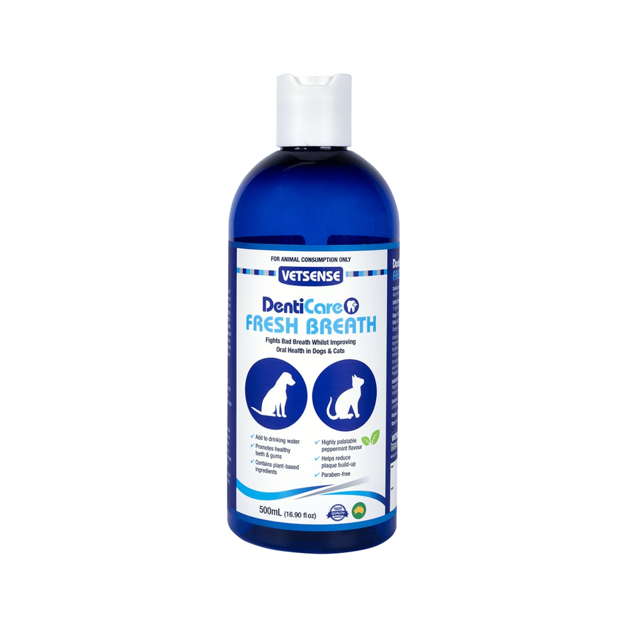 Vetsense Denticare Fresh Breath For Cays & Dogs (500ml)