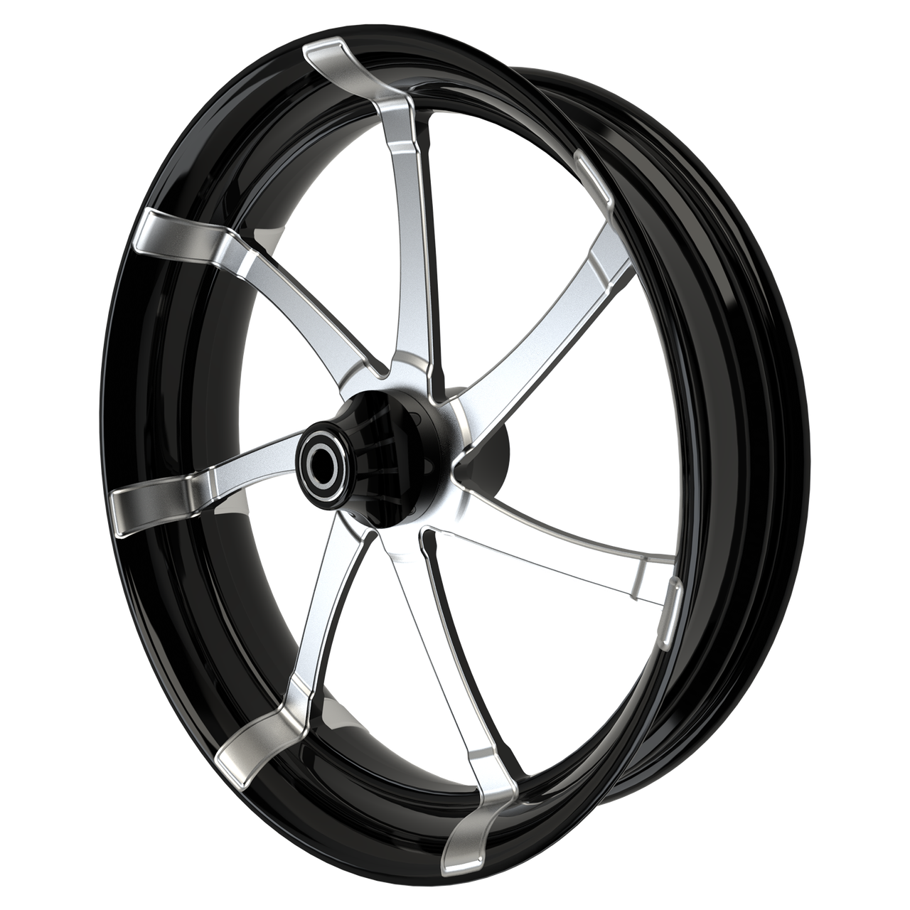 OG.18 Harley Touring Black Double Cut Wheels - SMT Wheels