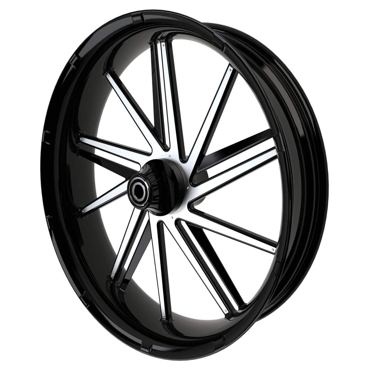 GT2 Harley Softail | Dyna | Sportster Black Wheels - SMT Wheels