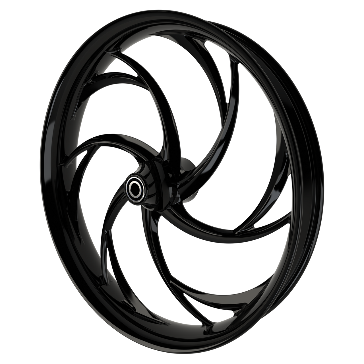 Slinger Harley Softail | Dyna | Sportster Black Wheels - SMT Wheels