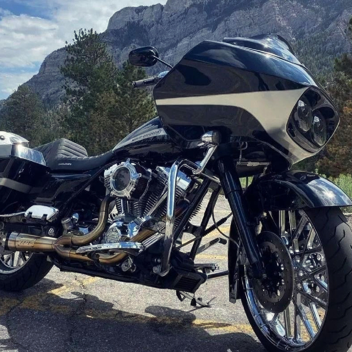 G3 Harley V-Rod Chrome Wheels - SMT Wheels