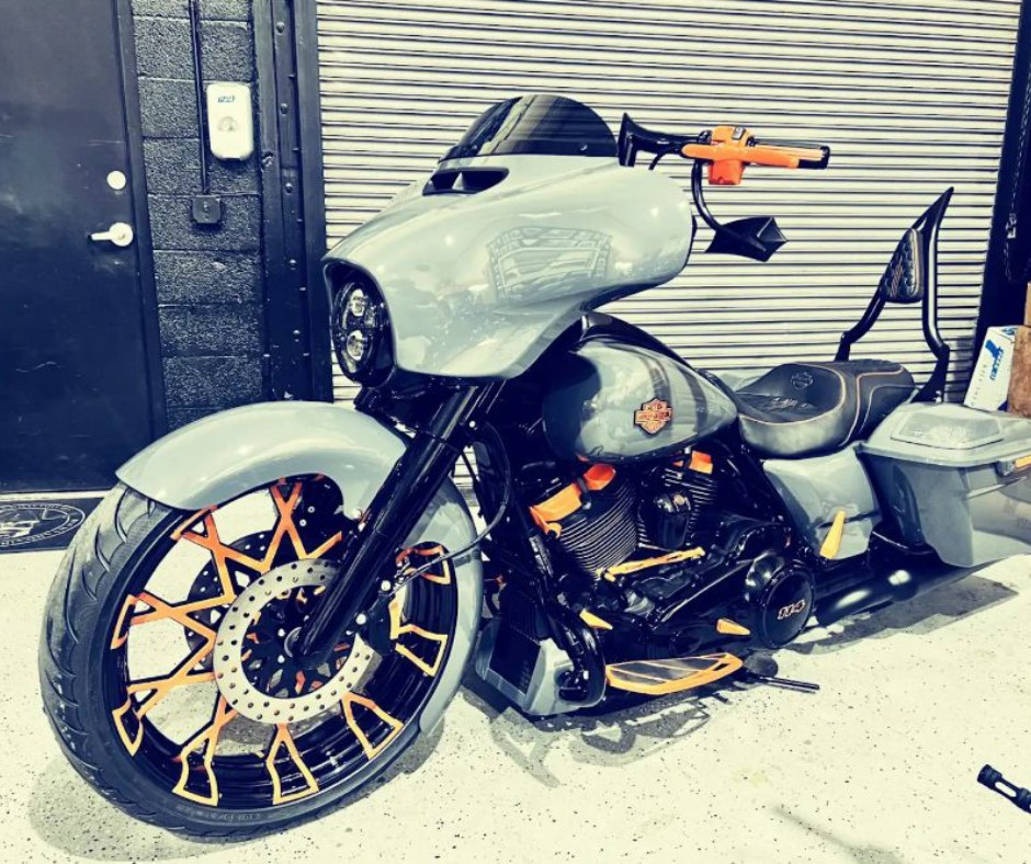 OG.05 Harley Softail | Dyna | Sportster Black Double Cut Wheels - SMT ...