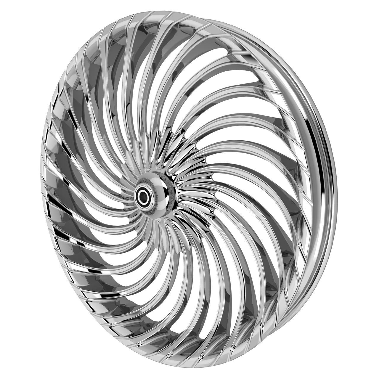 Hurricane 3D Harley Chrome Wheels - SMT Wheels