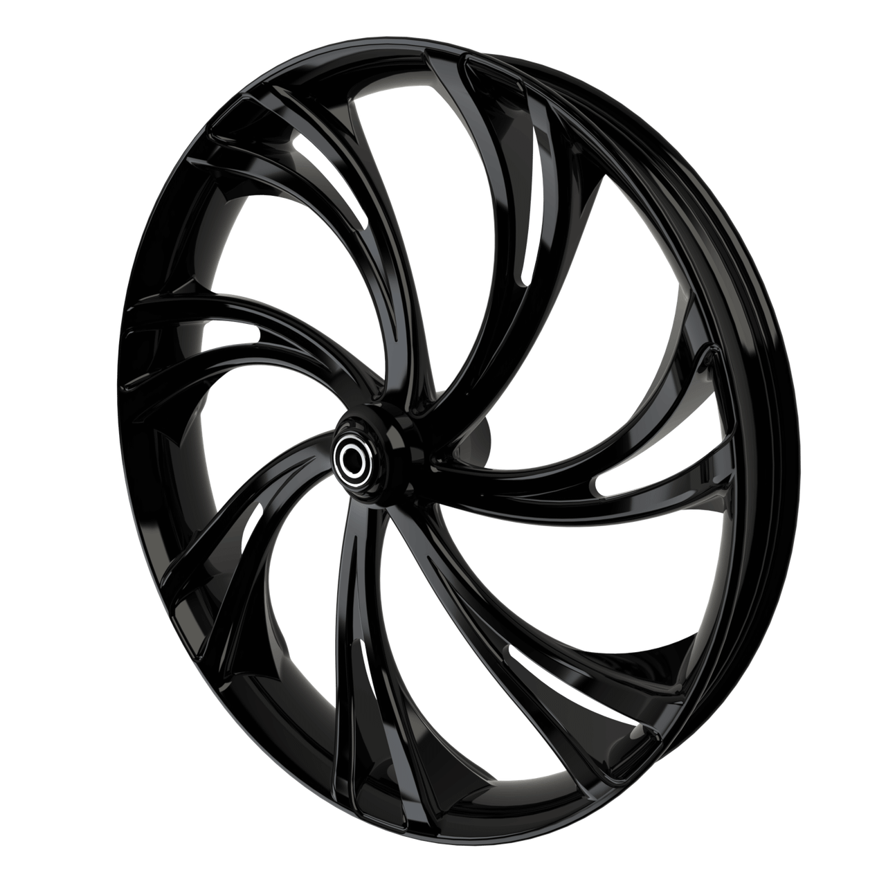 V Arm 3D Harley Black Wheels - SMT Wheels