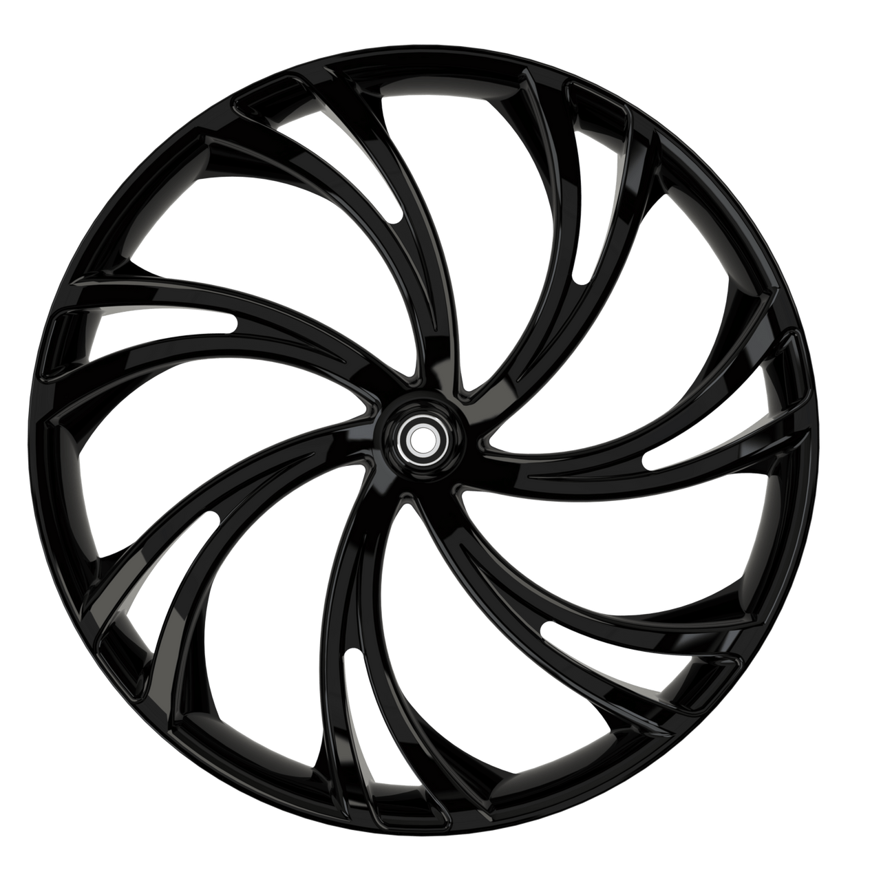 V Arm 3D Harley Black Wheels - SMT Wheels