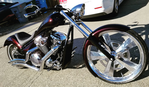 Muscle Harley V-Rod Chrome Wheels - SMT Wheels