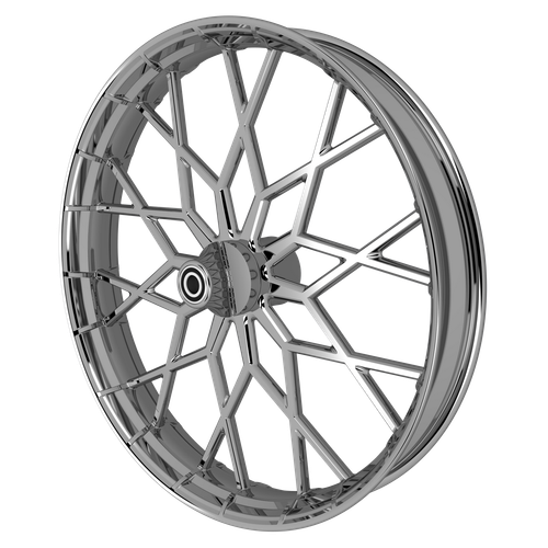 21x5.5 Harley-Davidson Chrome Fat Tire Bagger Kit - SMT Wheels