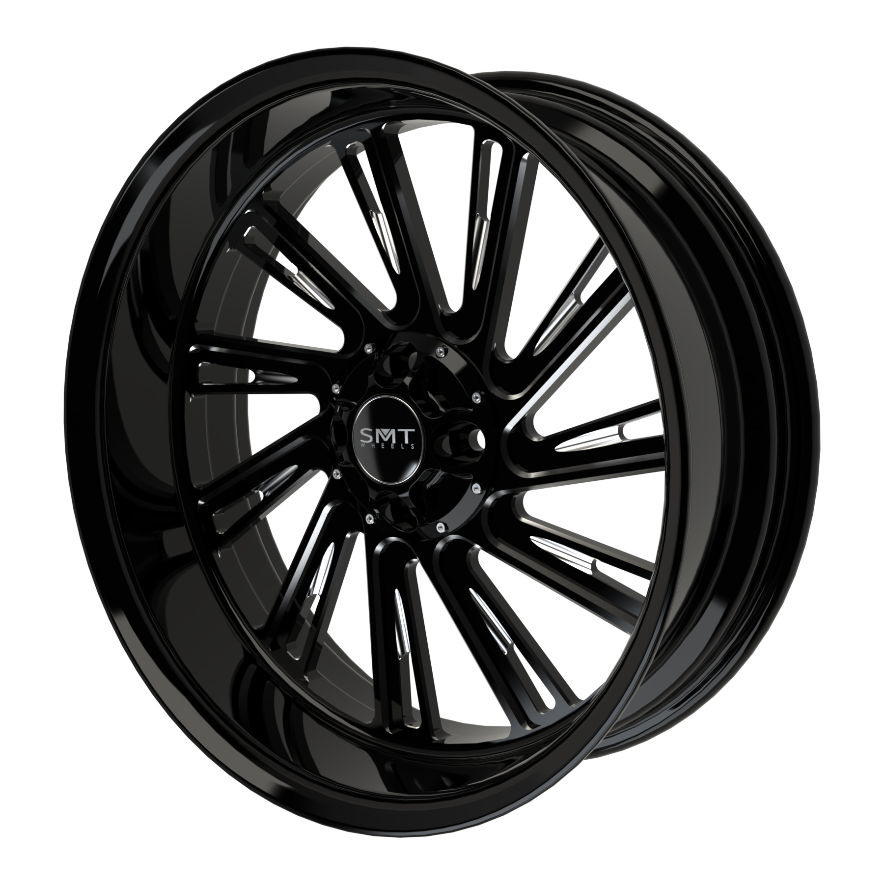 Switch Blade Harley Trike Black Double Cut Wheels - SMT Wheels