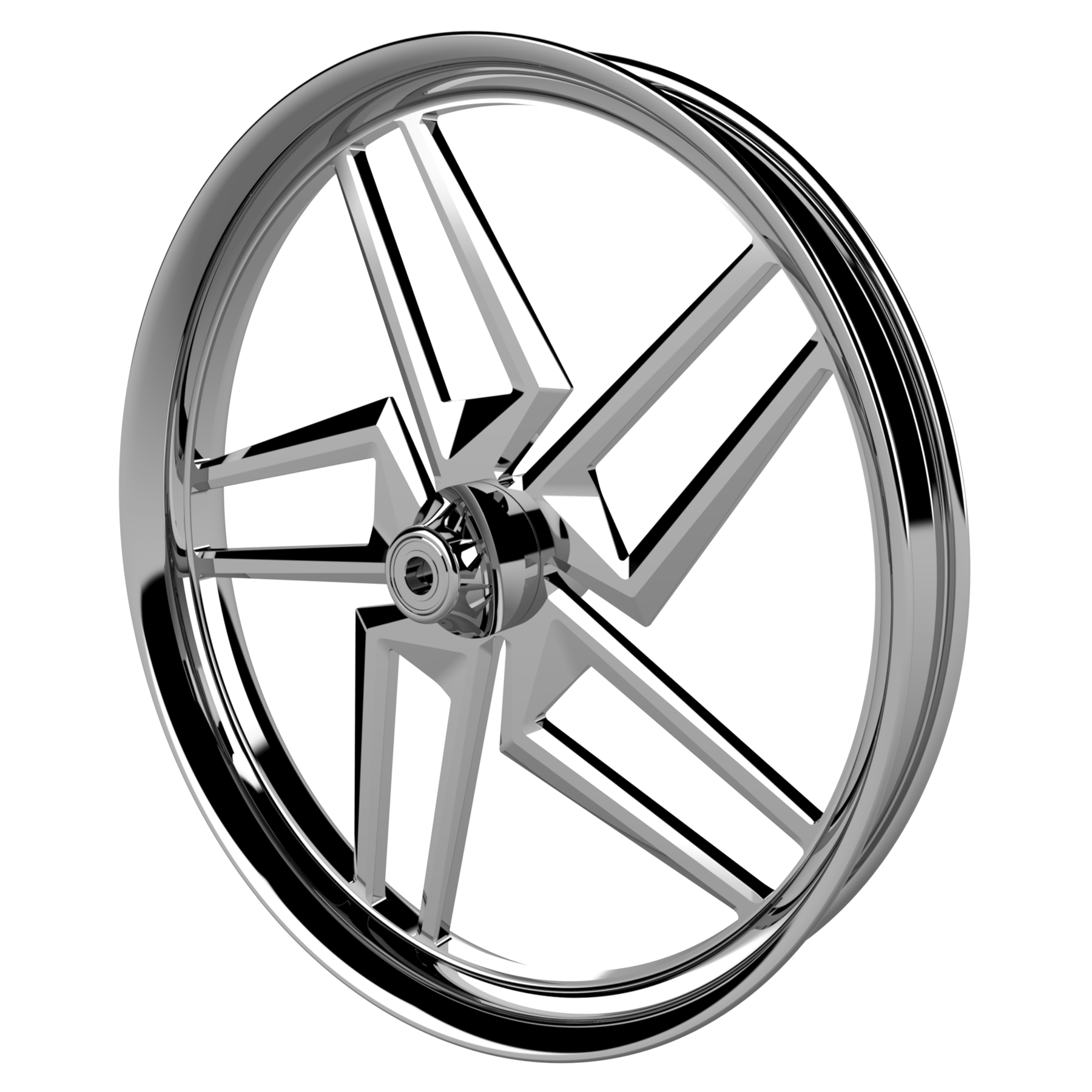 Kryptec Harley Touring Chrome Wheels - SMT Wheels