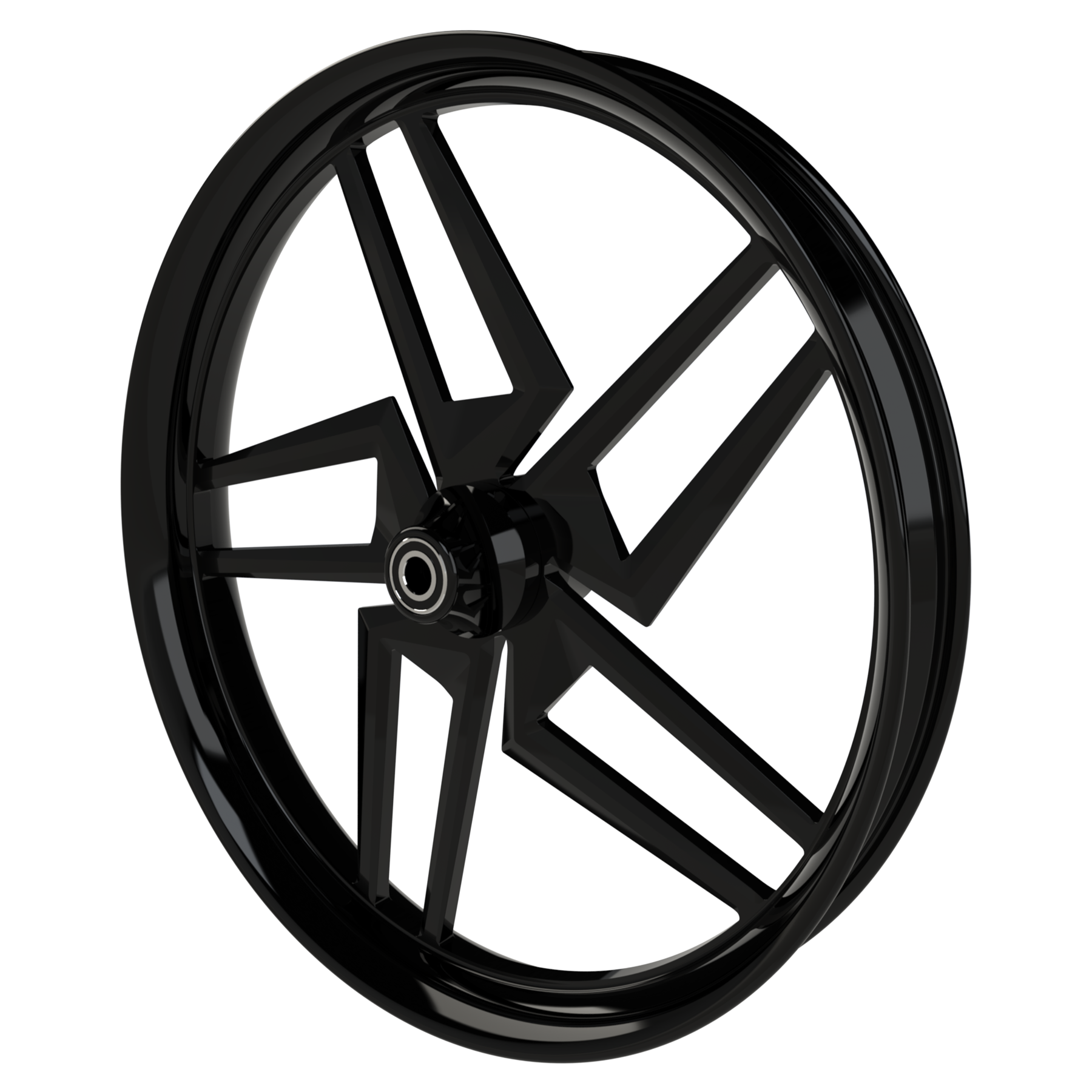 Kryptec Harley Softail | Dyna | Sportster Black Wheels - SMT Wheels