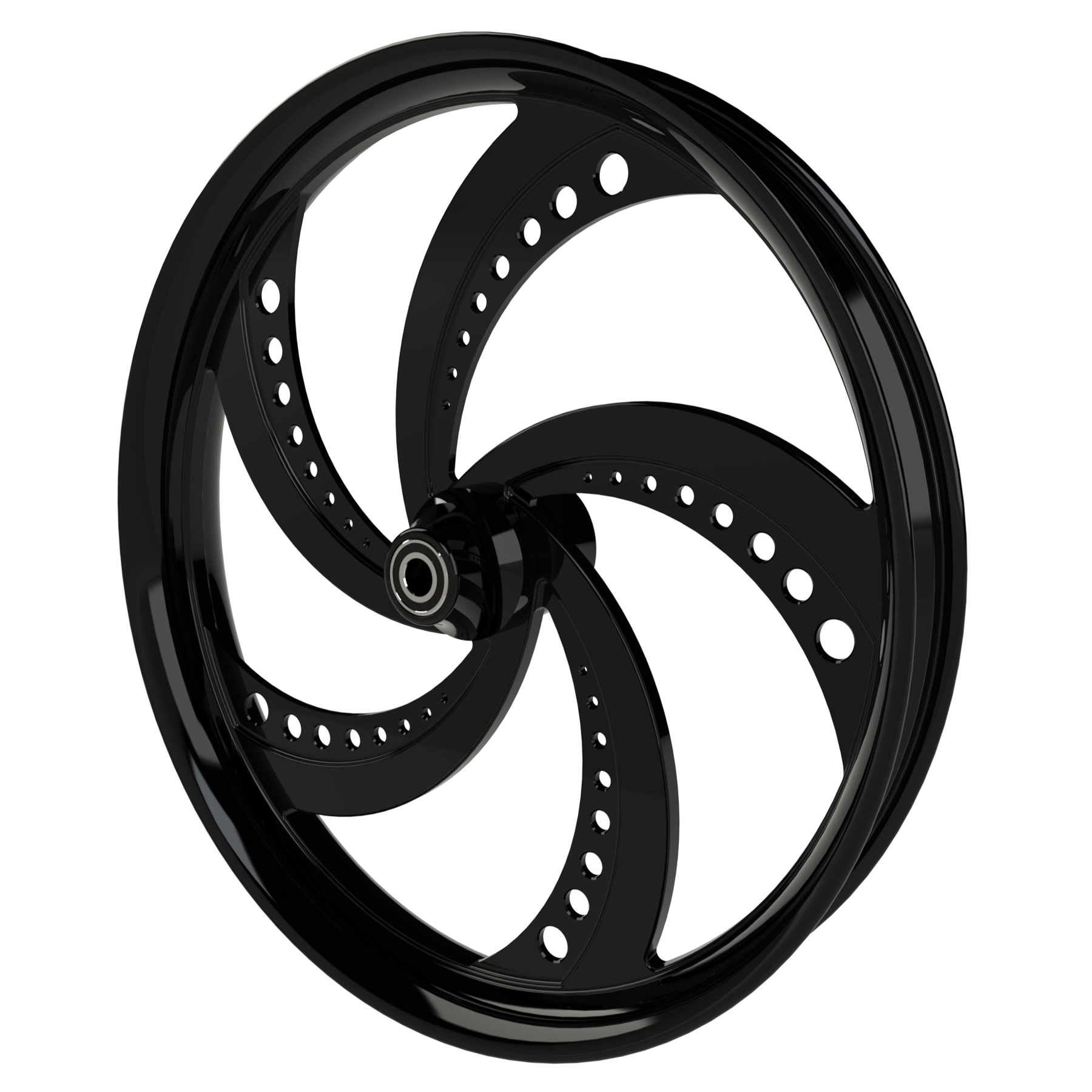 Super Sonic Harley Touring Black Wheels - SMT Wheels