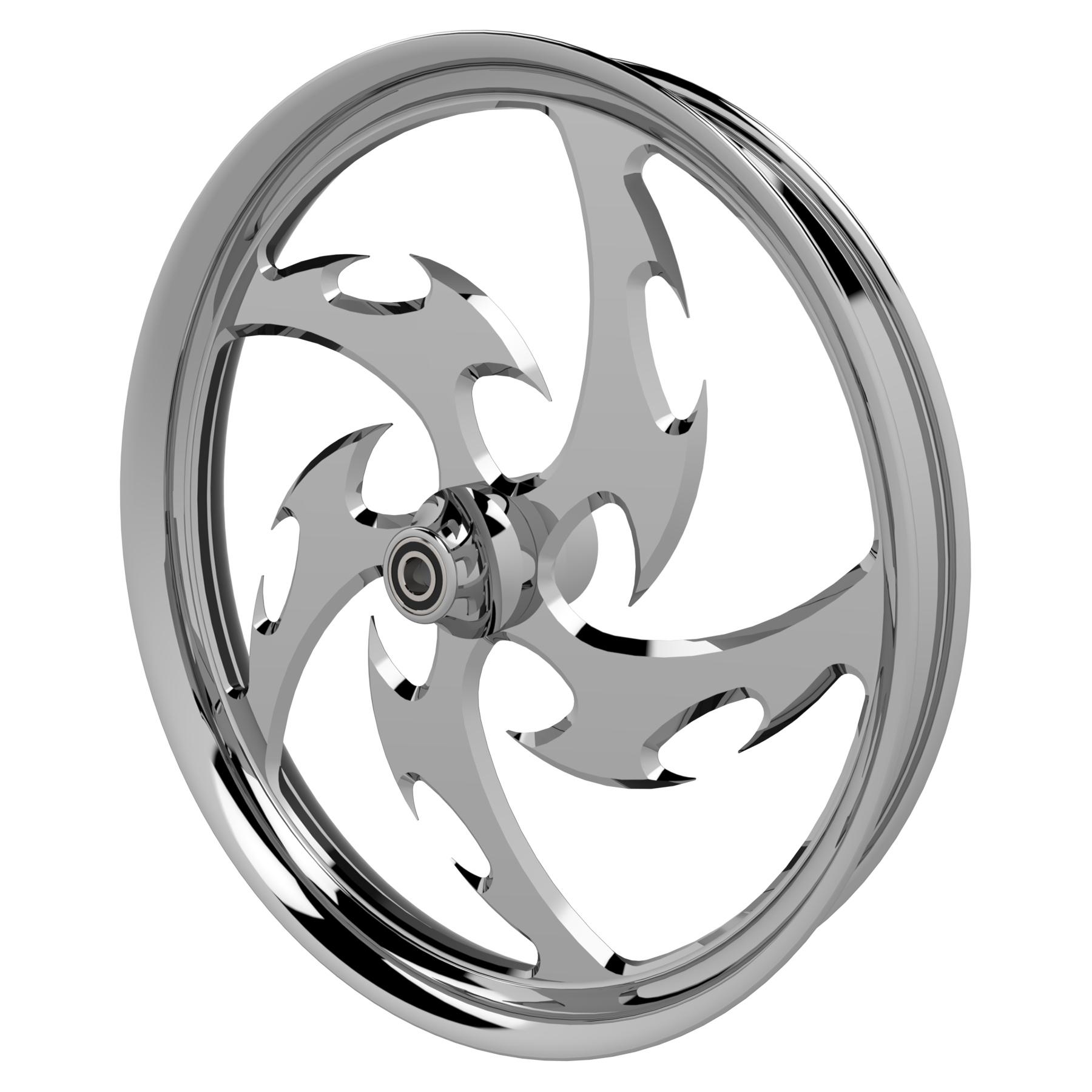 Tribal Harley Touring Chrome Wheels - SMT Wheels