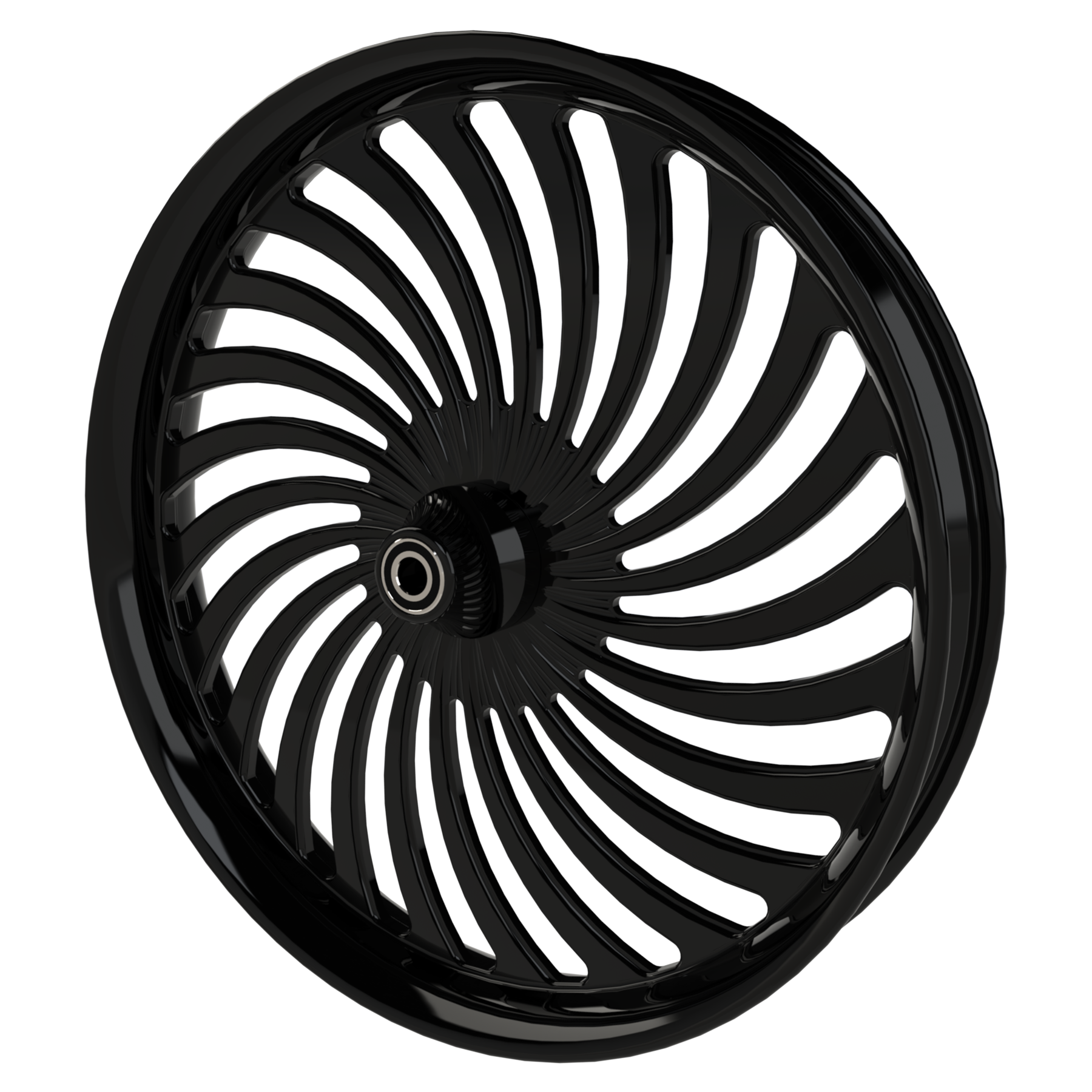 Hurricane Harley Touring Black Wheels - SMT Wheels