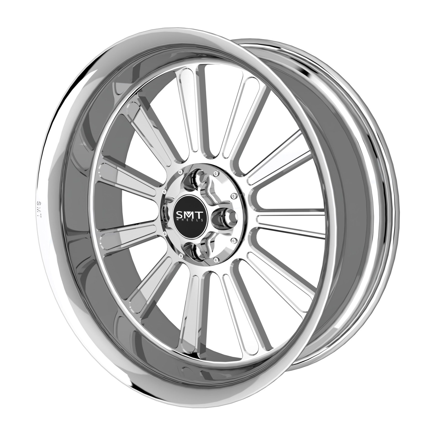 Elliptical Illusion Harley Trike Chrome Wheels - SMT Wheels