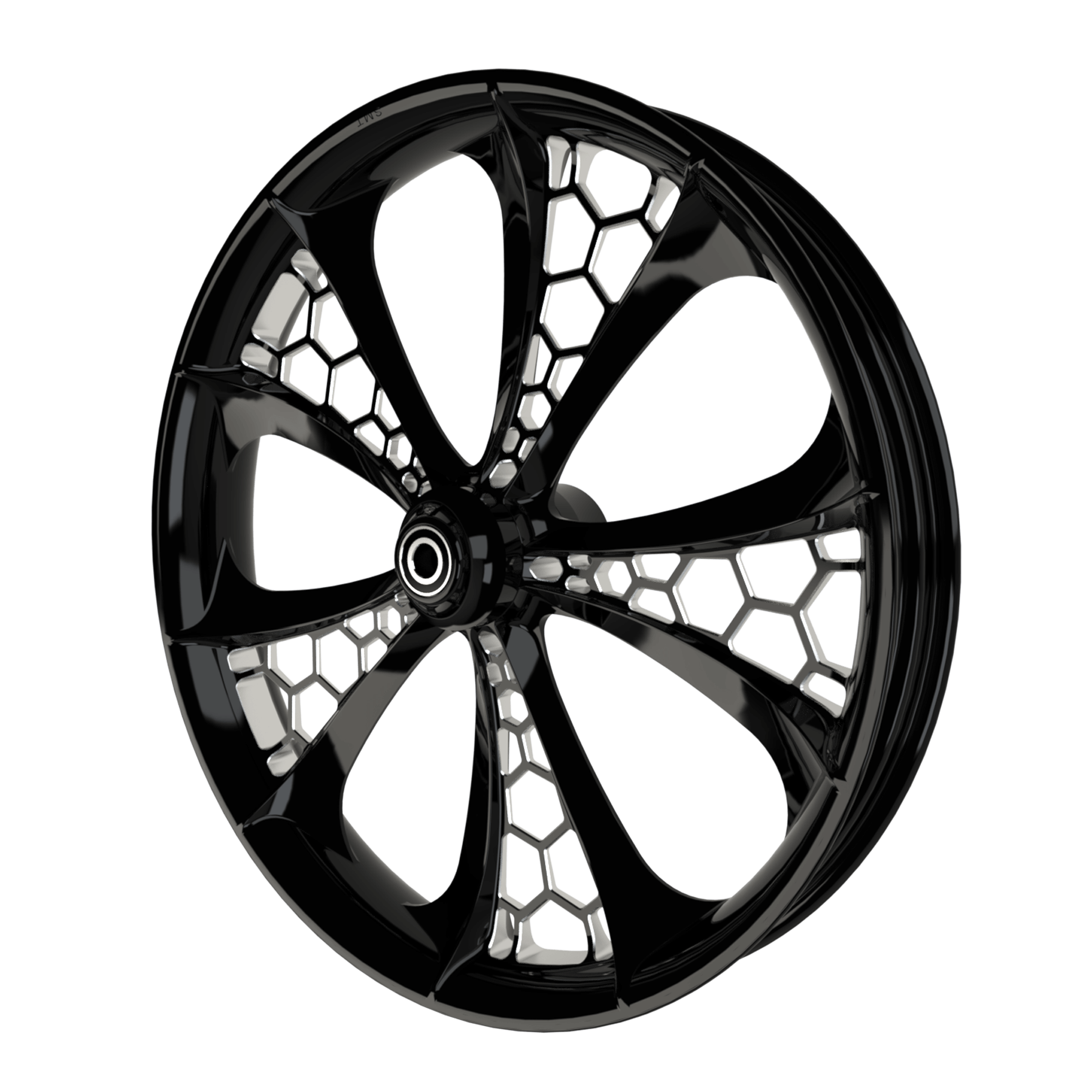Hive 3D Harley Black Double Cut Wheels - SMT Wheels