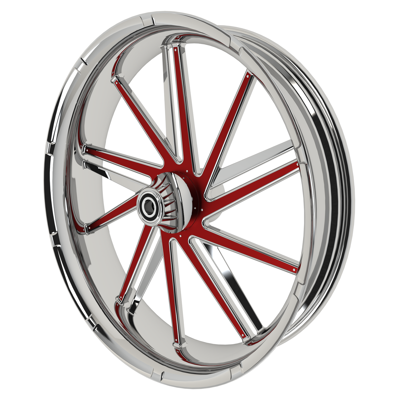 21 Inch GT2 Chrome Harley Wheel - SMT Wheels