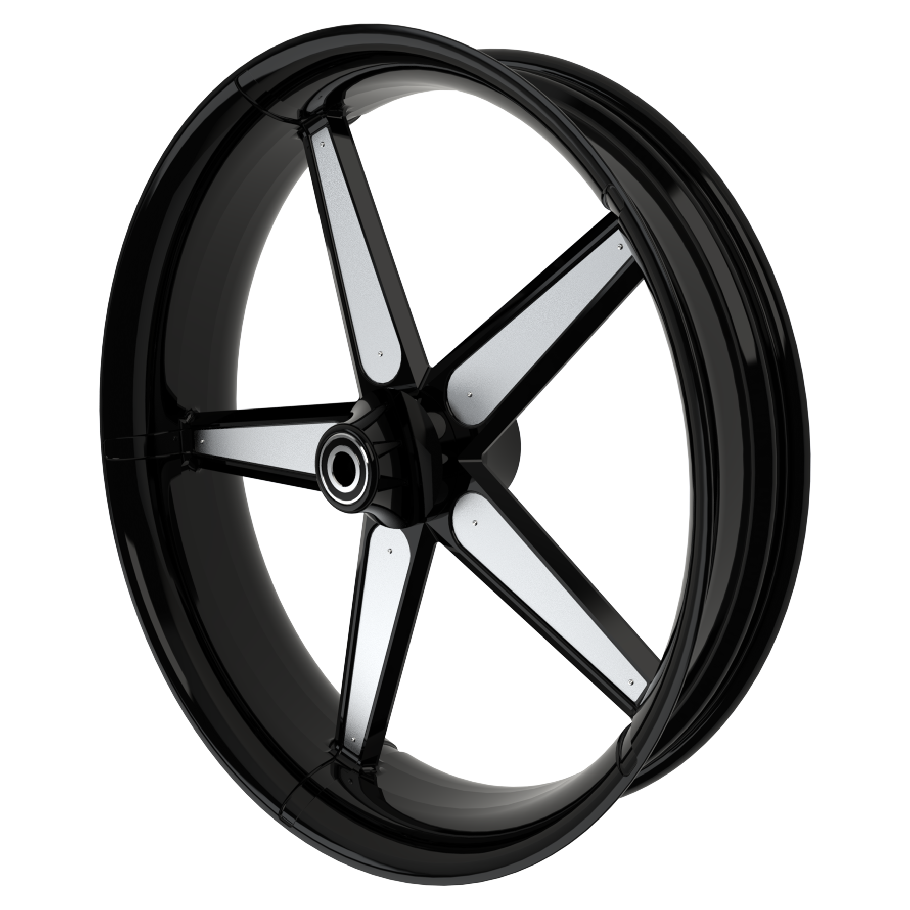 26 Inch GT1 Black Harley Wheel - SMT Wheels