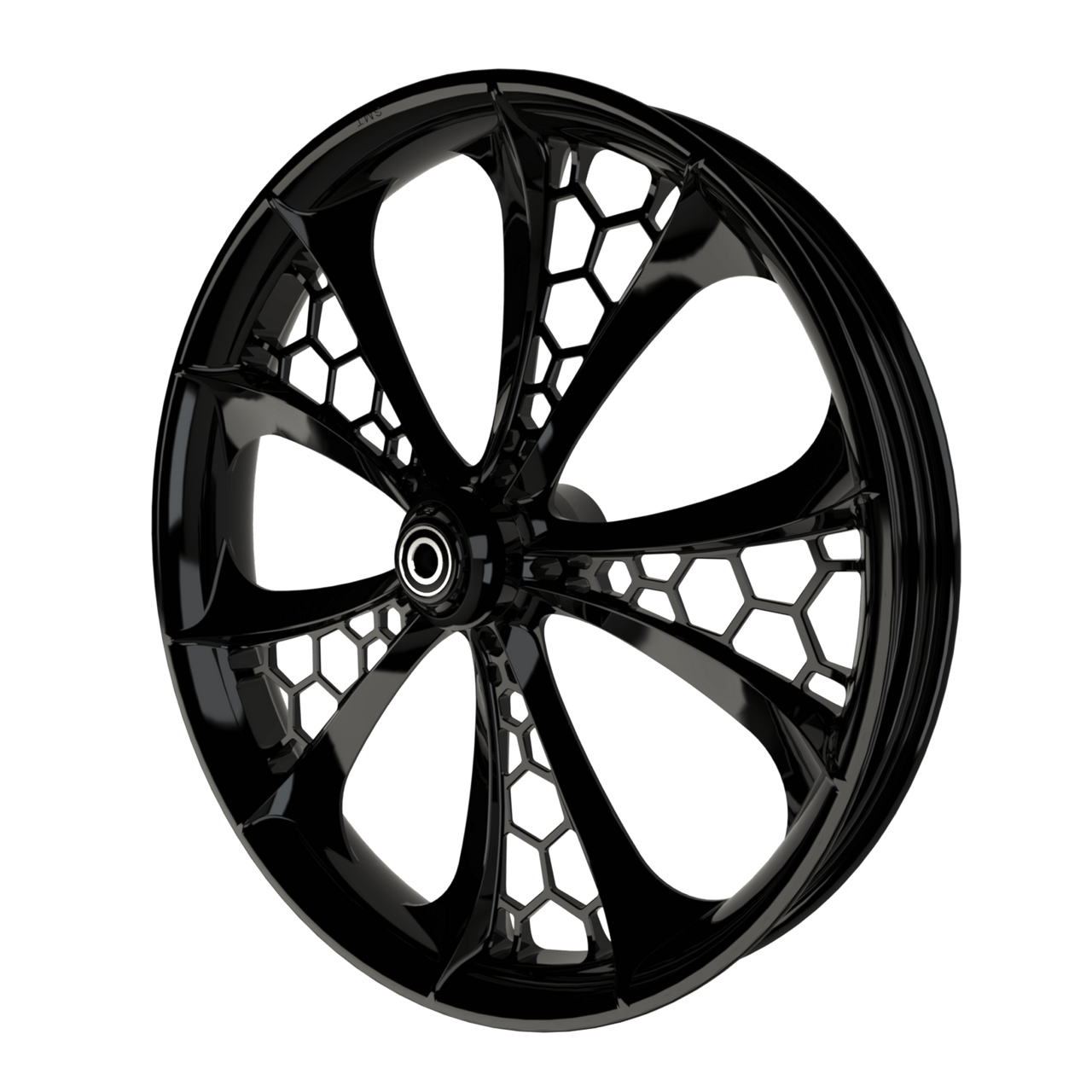 26 Inch Hive 3D Black Harley Wheel - SMT Wheels