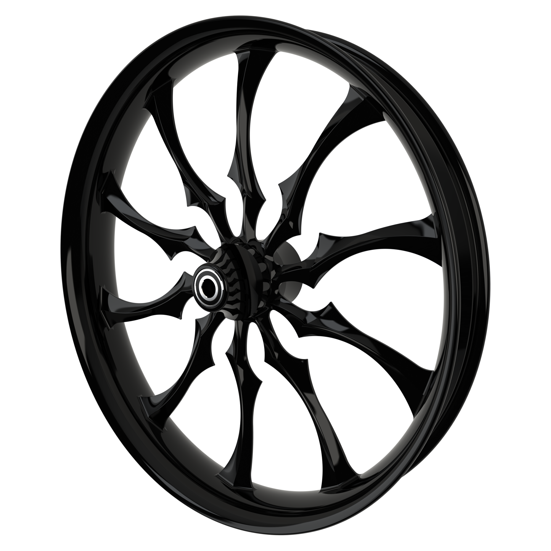 30 Inch Warlord Black Harley Wheel - SMT Wheels