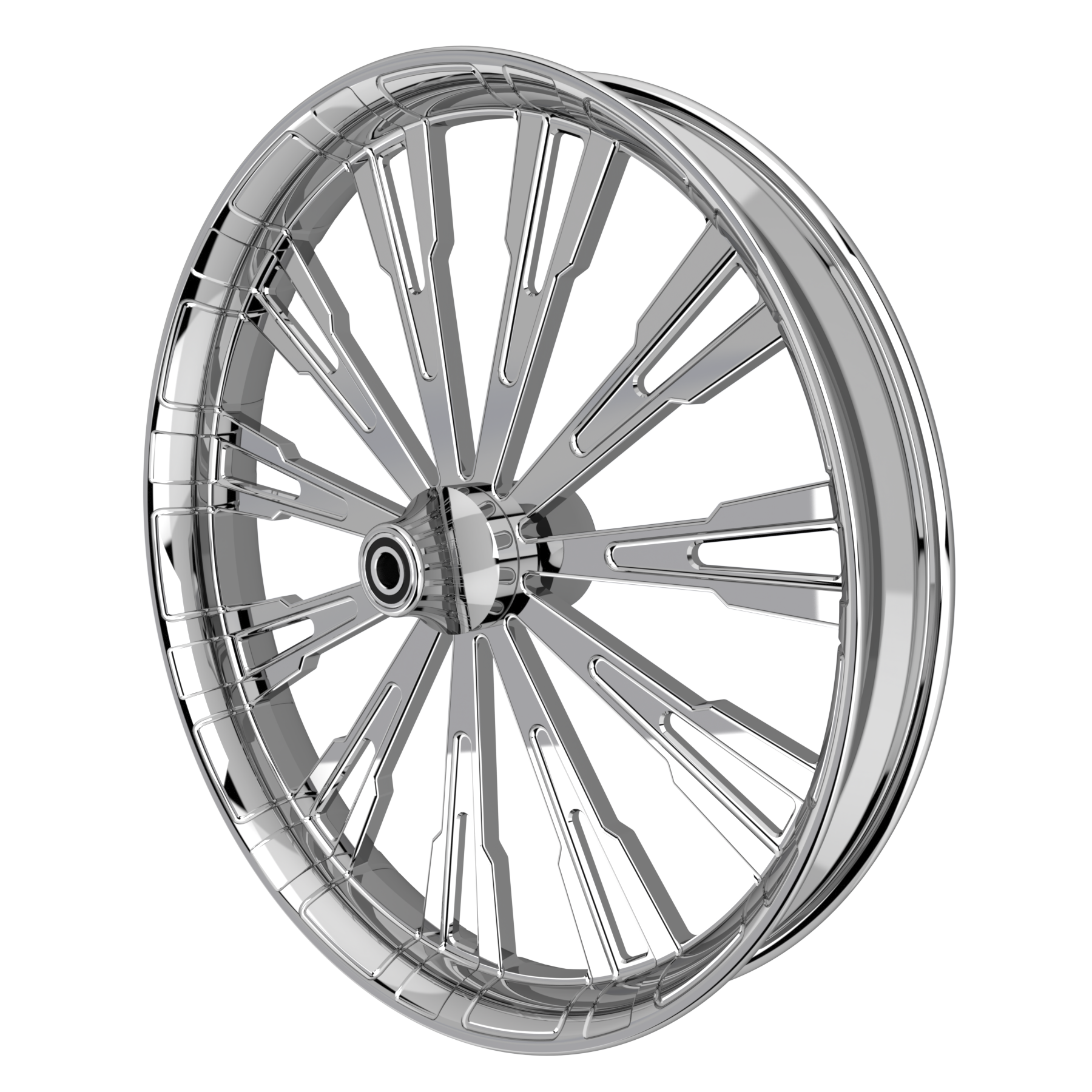 Roulette Harley V-Rod Chrome Wheels - SMT Wheels