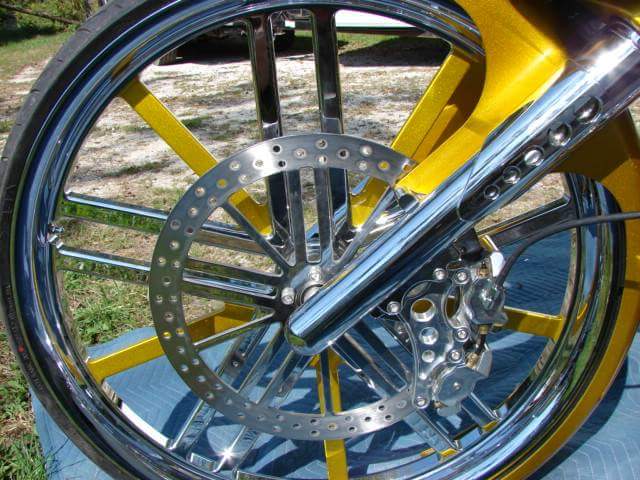 Money Maker Harley V-Rod Chrome Wheels - SMT Wheels