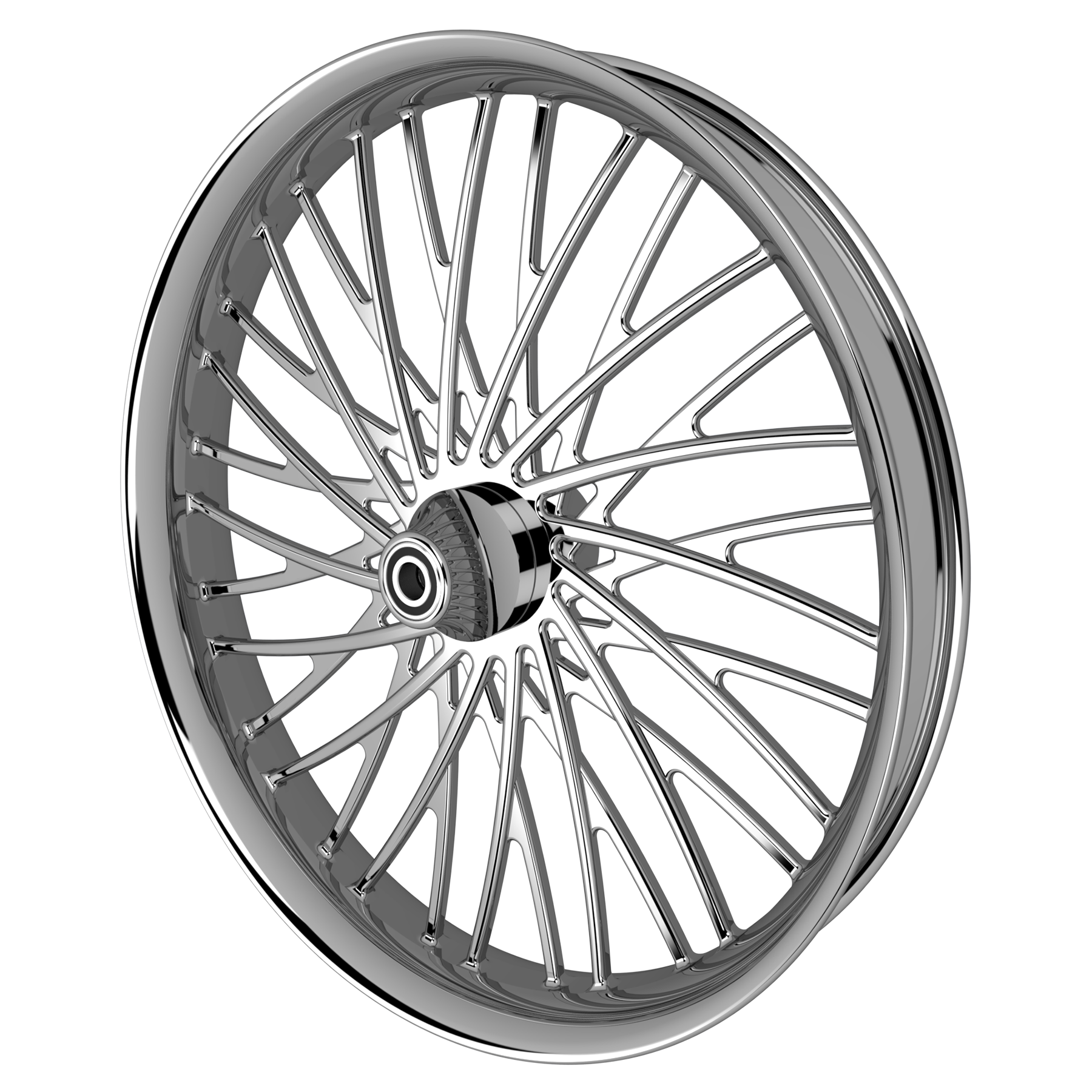 Dirty Spoke Harley V-Rod Chrome Wheels - SMT Wheels