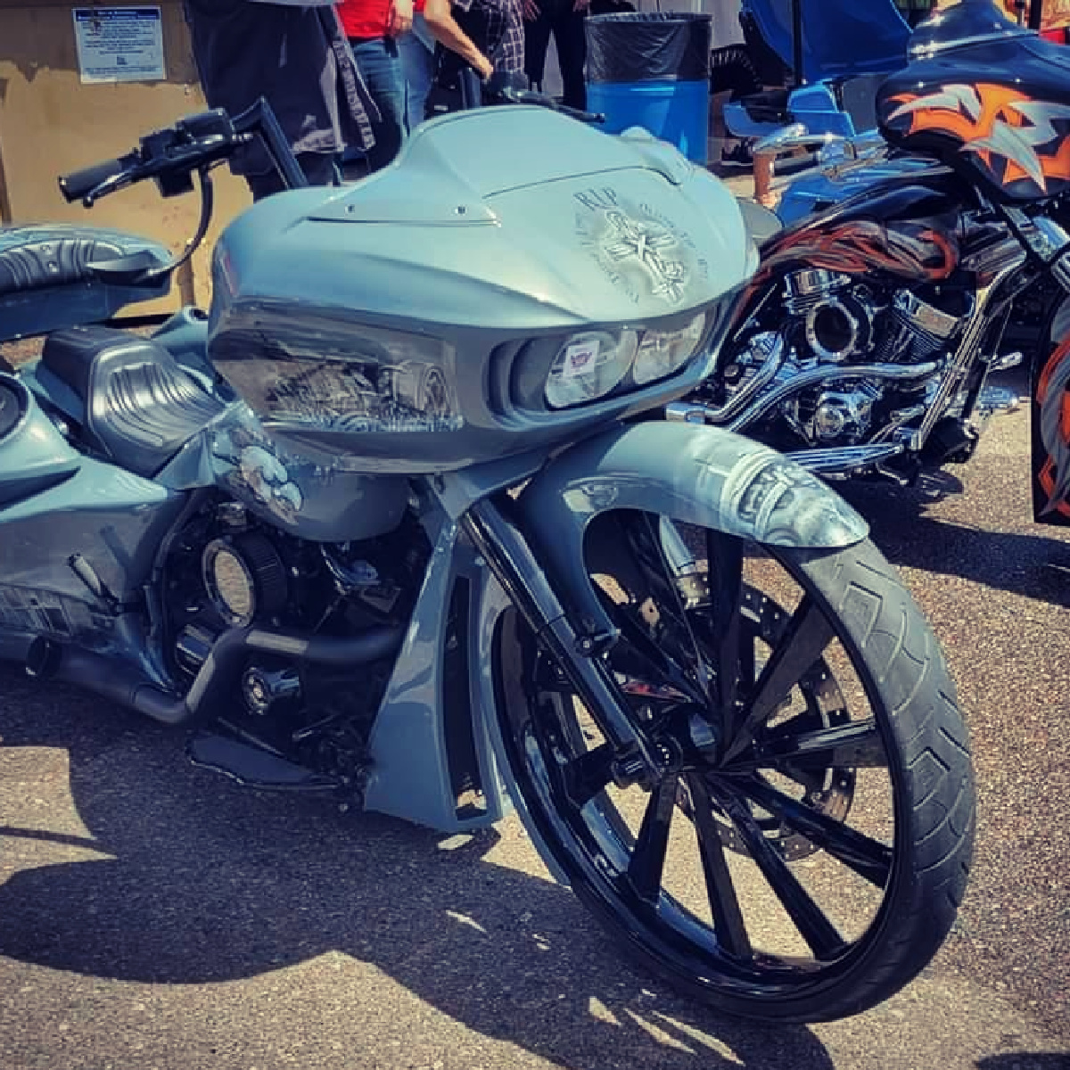 Maverick Harley V-Rod Black Wheels - SMT Wheels