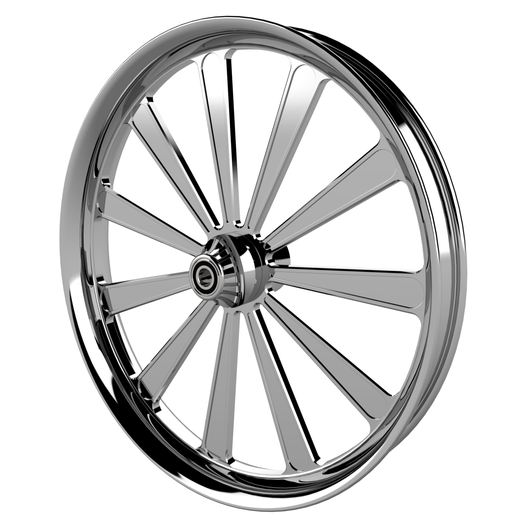 Elliptical Illusion Harley V-Rod Chrome Wheels - SMT Wheels