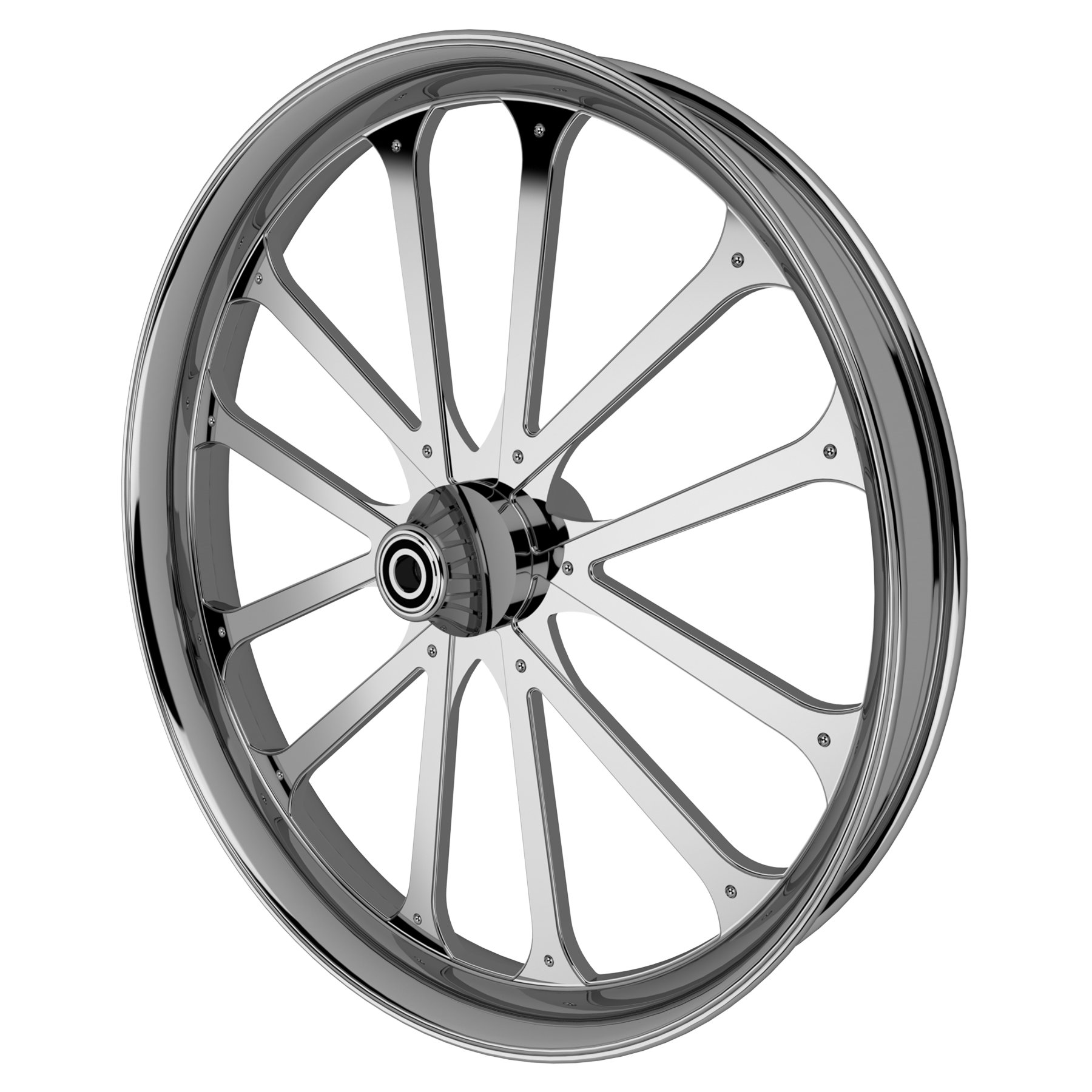 Excalibur Harley V-Rod Chrome Wheels - SMT Wheels