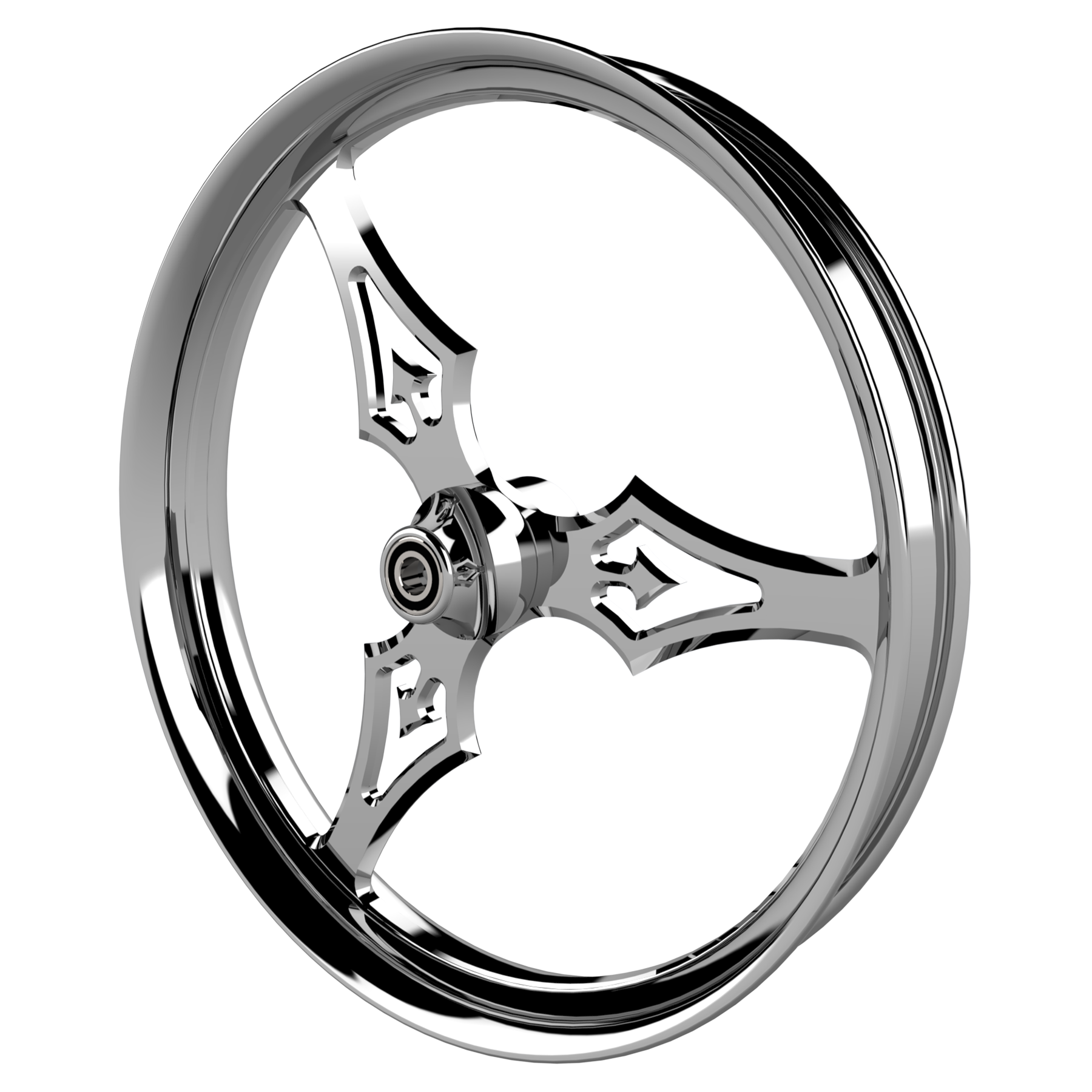 Iron Trinity Harley V-Rod Chrome Wheels - SMT Wheels