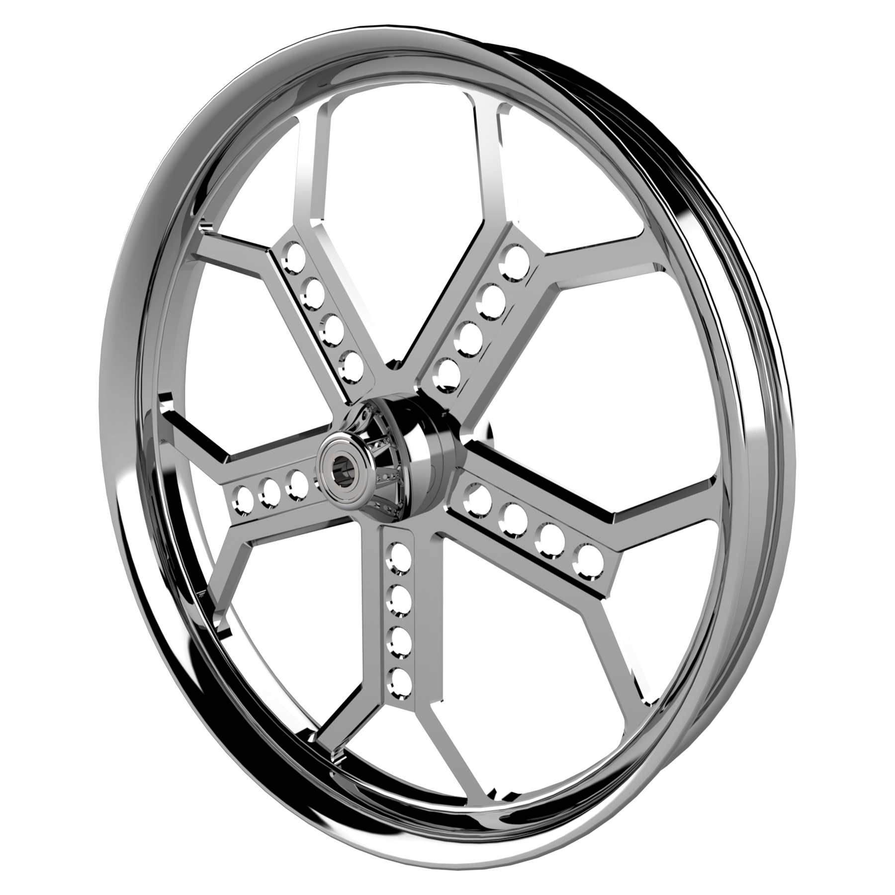 Revolution Harley V-Rod Chrome Wheels - SMT Wheels