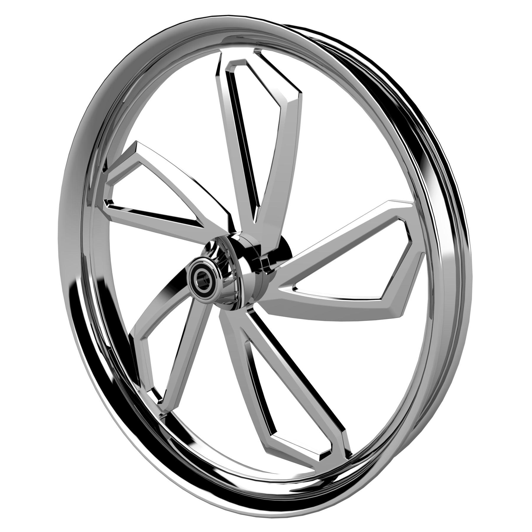 Speed Harley Pan America Chrome Wheels - SMT Wheels