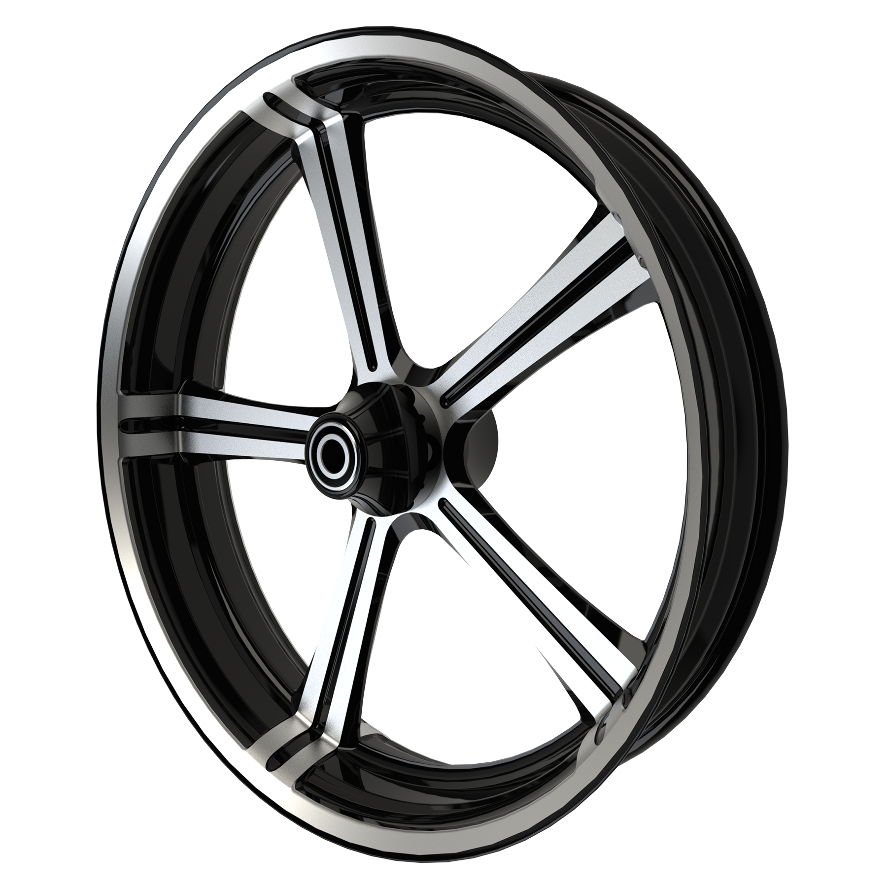 OG.04 Harley Pan America Black Double Cut Wheels - SMT Wheels