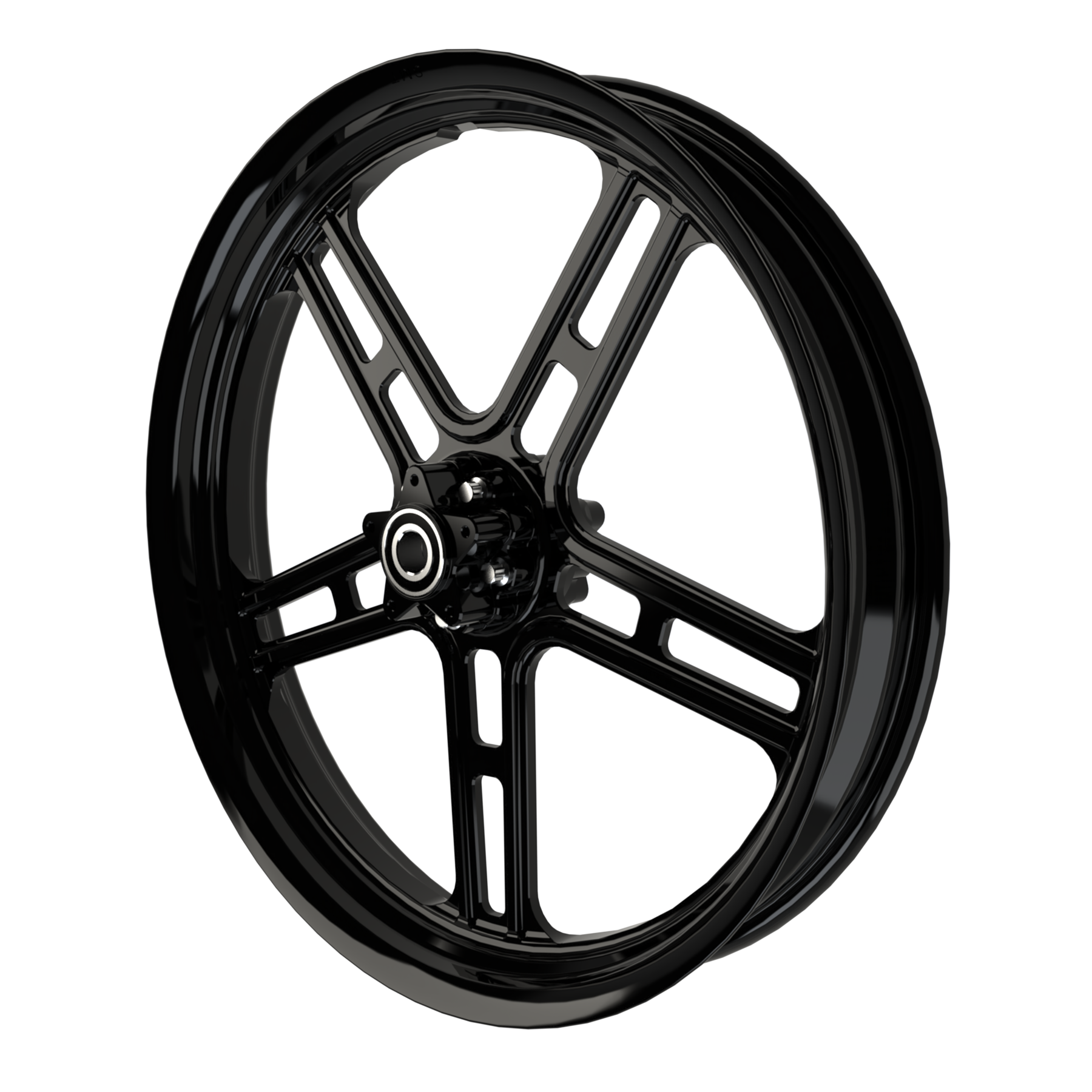 RetroSpec 01 Harley Softail | Dyna | Sportster Black Wheels - SMT Wheels