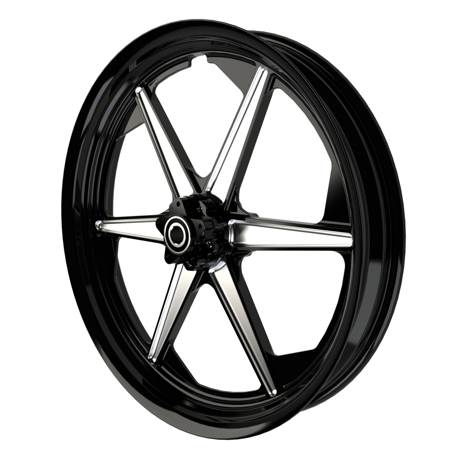 RetroSpec 11 Bulldog Fat Tire Black Double Cut Wheels - SMT Wheels