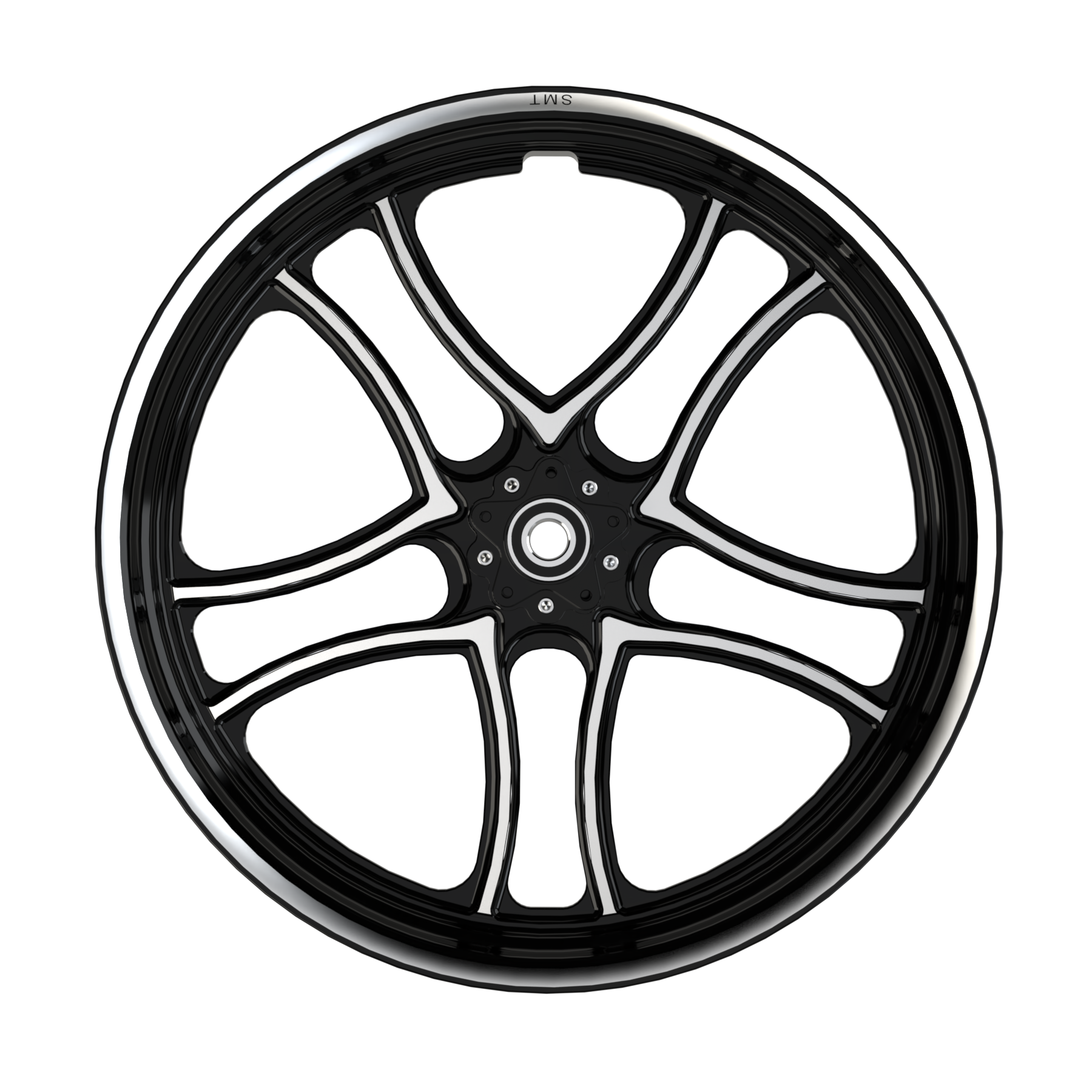 RetroSpec 04 Harley Pan America Black Double Cut Wheels - SMT Wheels