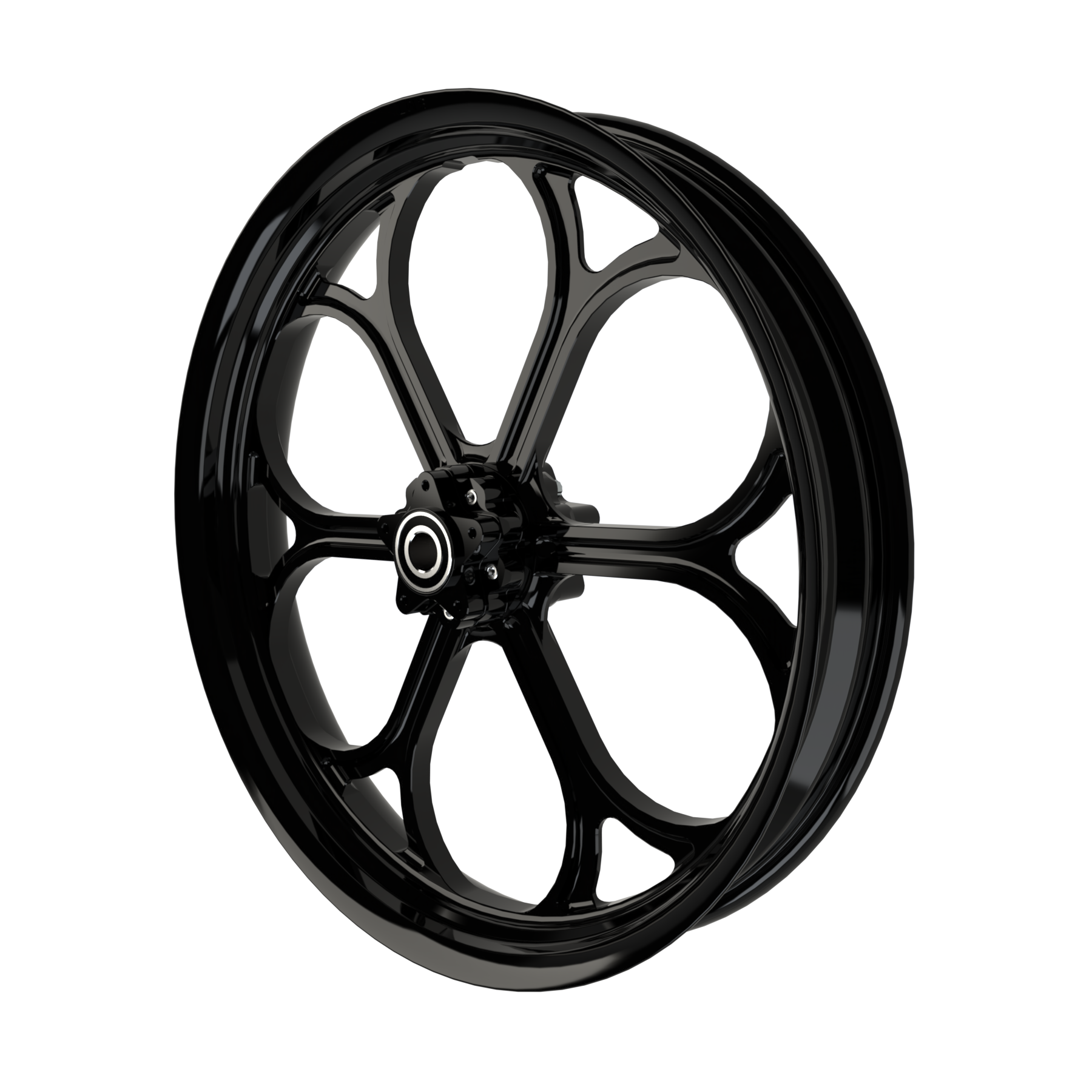 RetroSpec 05 Harley Softail | Dyna | Sportster Black Wheels - SMT Wheels