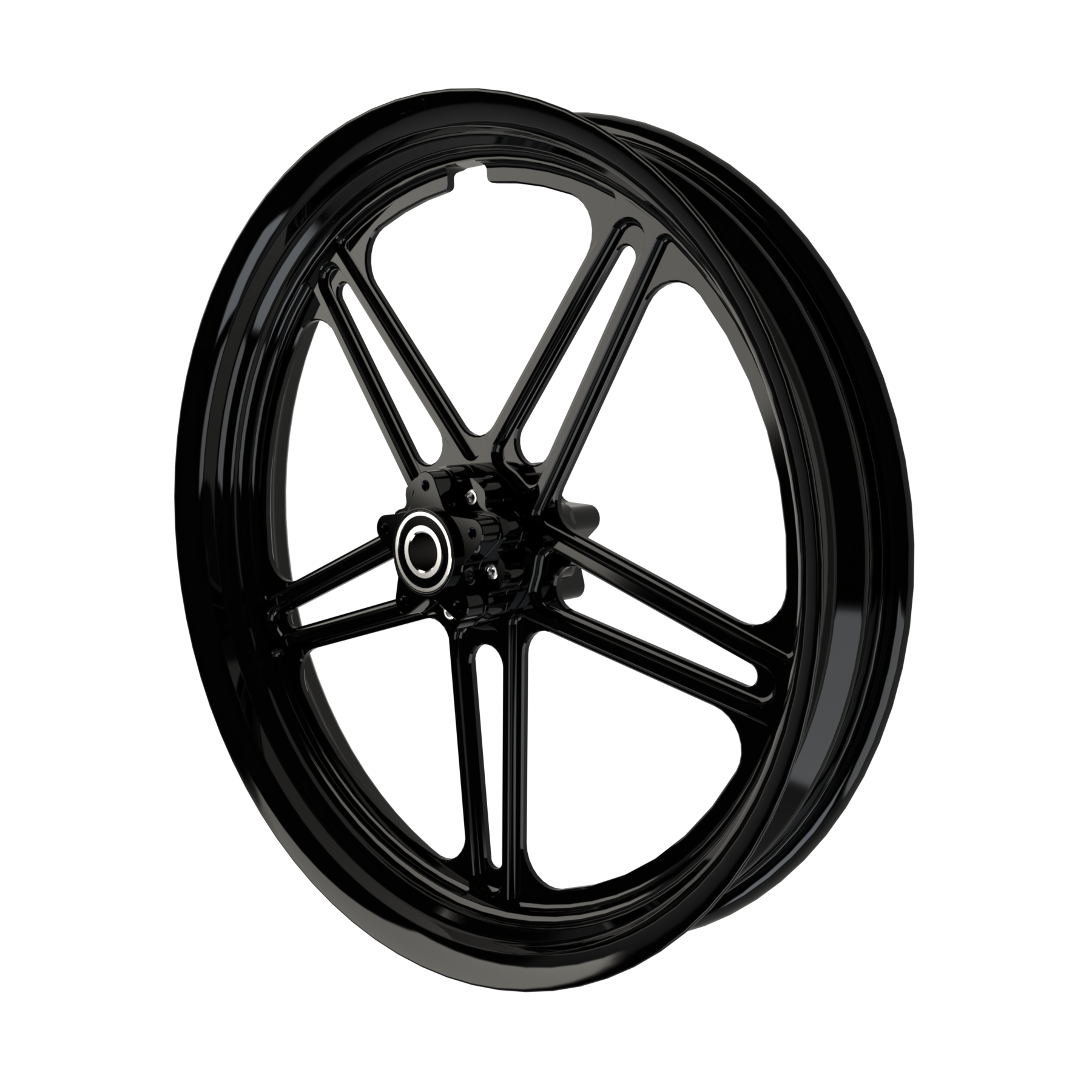 RetroSpec 07 Harley Softail | Dyna | Sportster Black Wheels - SMT Wheels