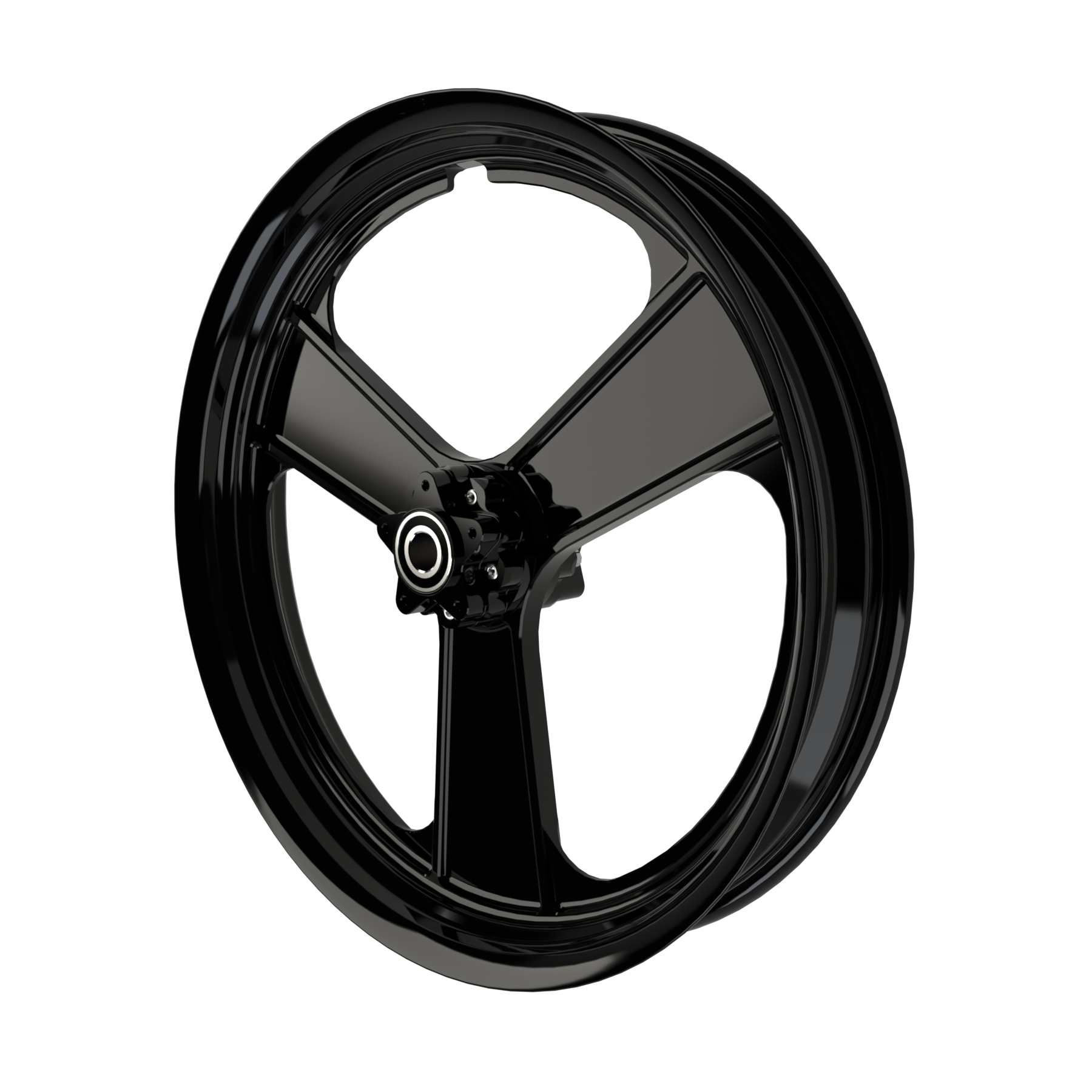 RetroSpec 08 Harley Softail | Dyna | Sportster Black Wheels - SMT Wheels