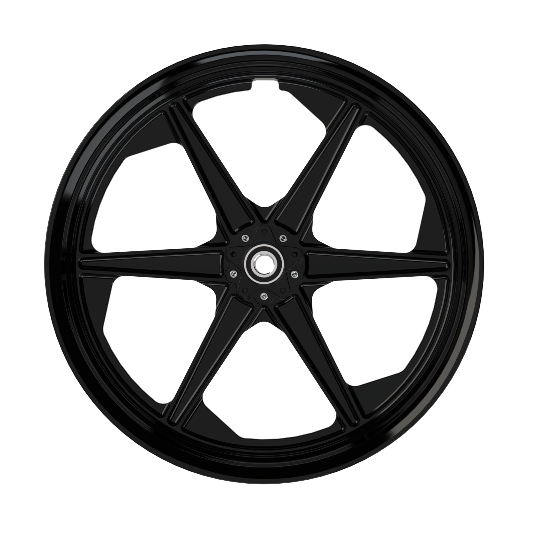 RetroSpec 11 Harley Softail | Dyna | Sportster Black Wheels - SMT Wheels