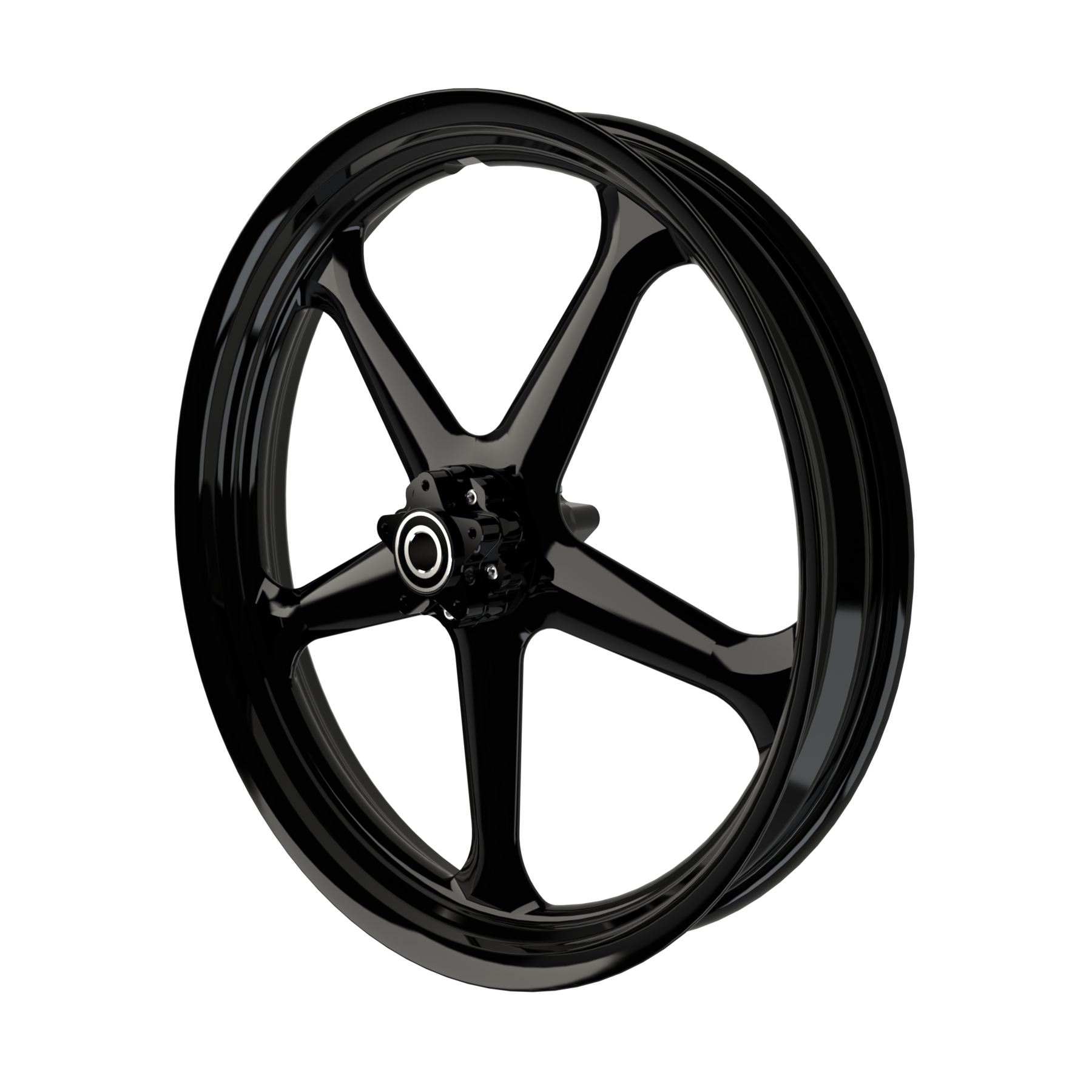 RetroSpec 12 Harley Softail | Dyna | Sportster Black Wheels - SMT Wheels