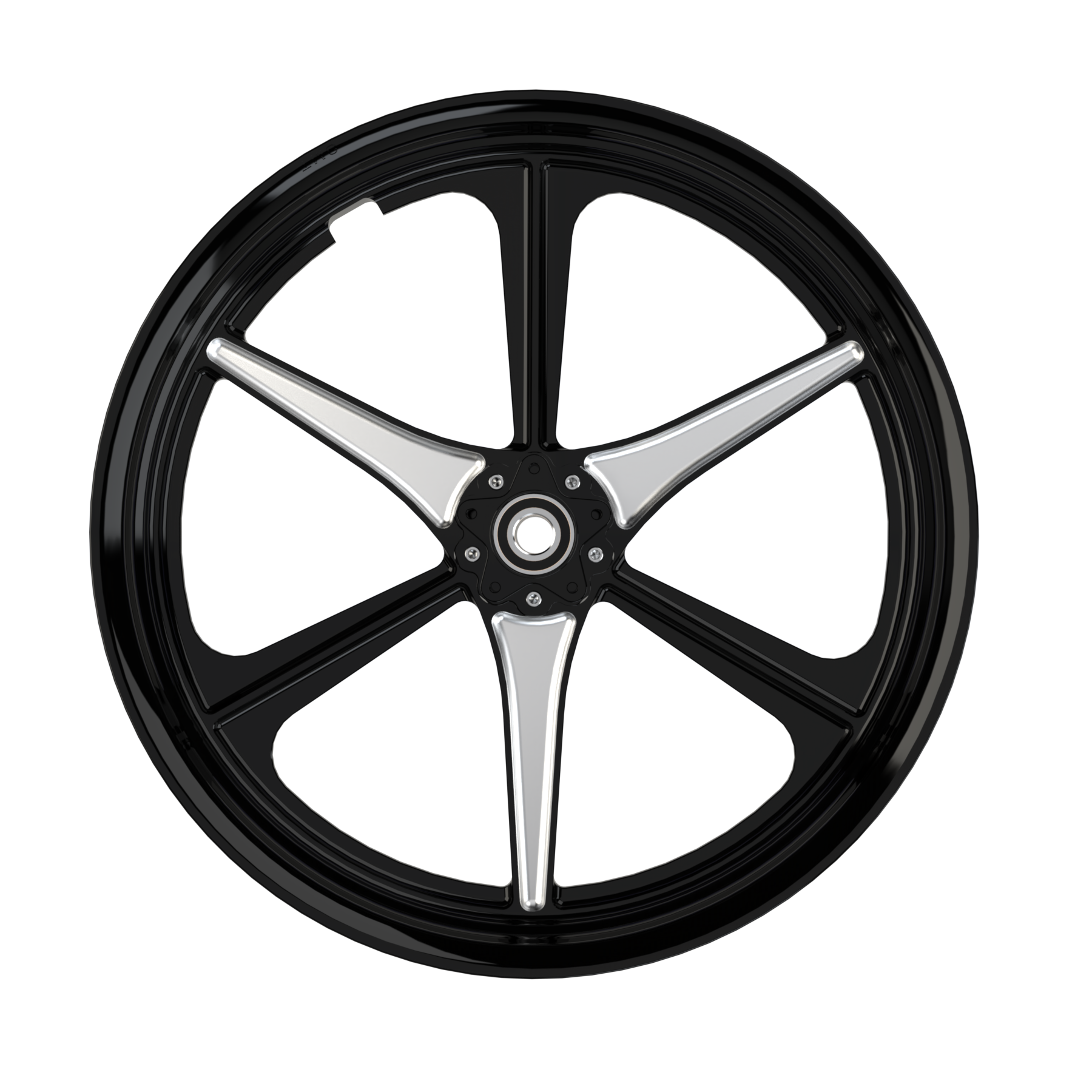 RetroSpec 16 Harley Softail | Dyna | Sportster Black Double Cut Wheels ...