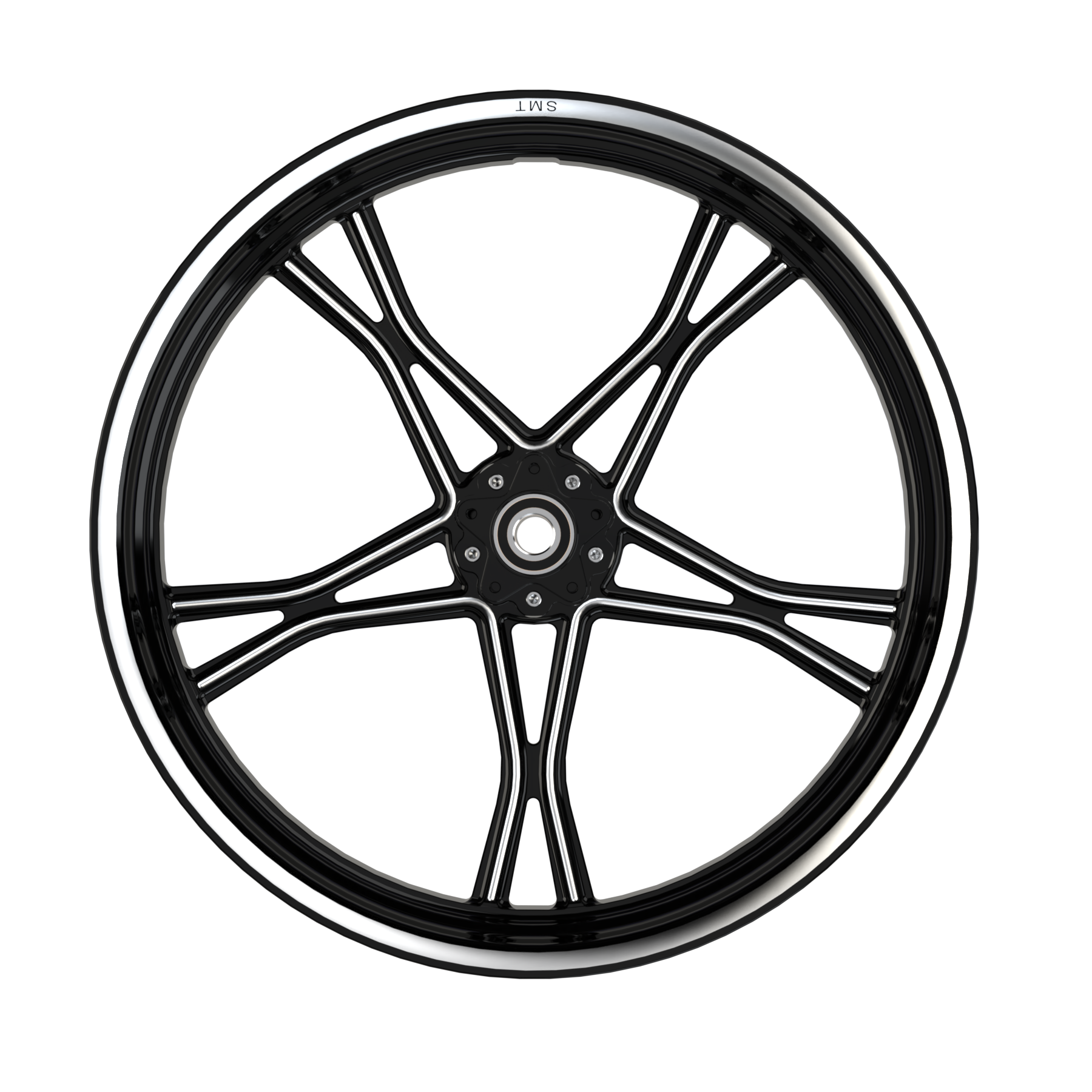 RetroSpec 10 Indian Black Double Cut Wheels - SMT Wheels