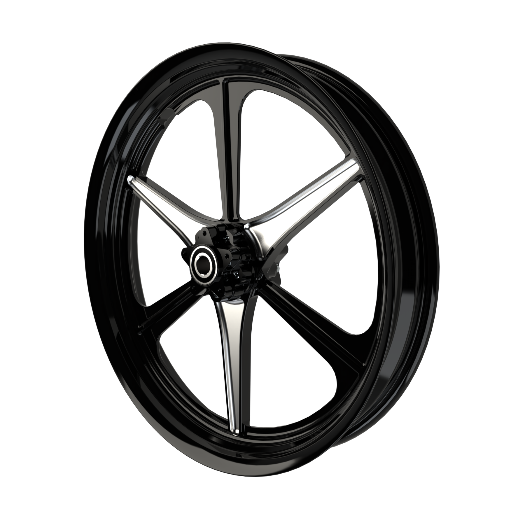 RetroSpec 16 Indian Black Double Cut Wheels - SMT Wheels