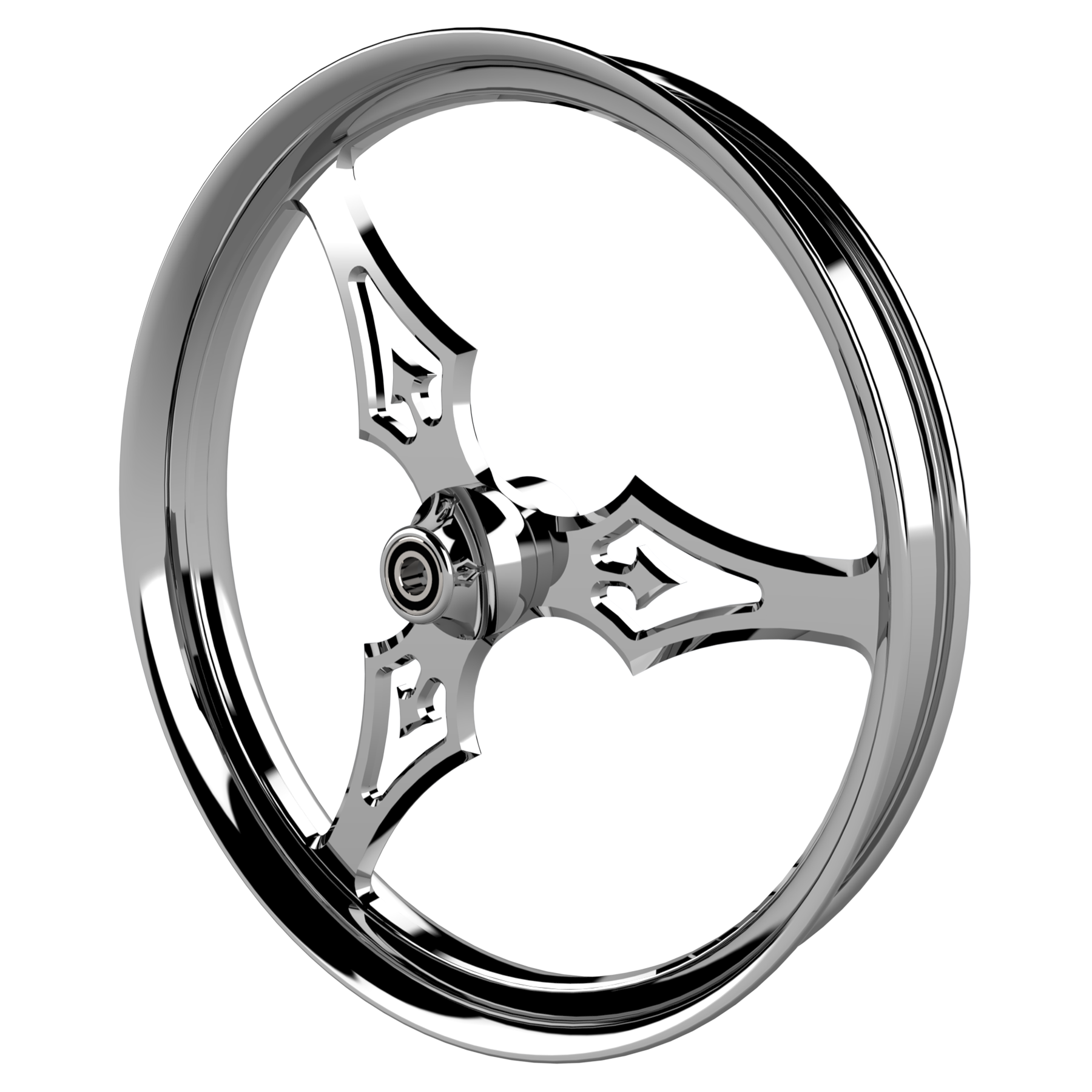 Iron Trinity Indian Chrome Wheels - SMT Wheels