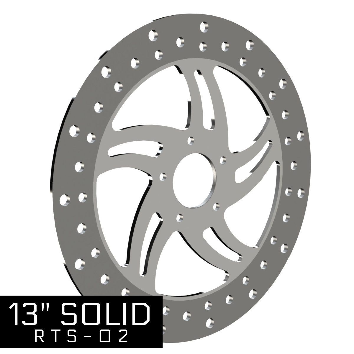 13" RTS-02 POLISHED ROTOR - SMT Wheels